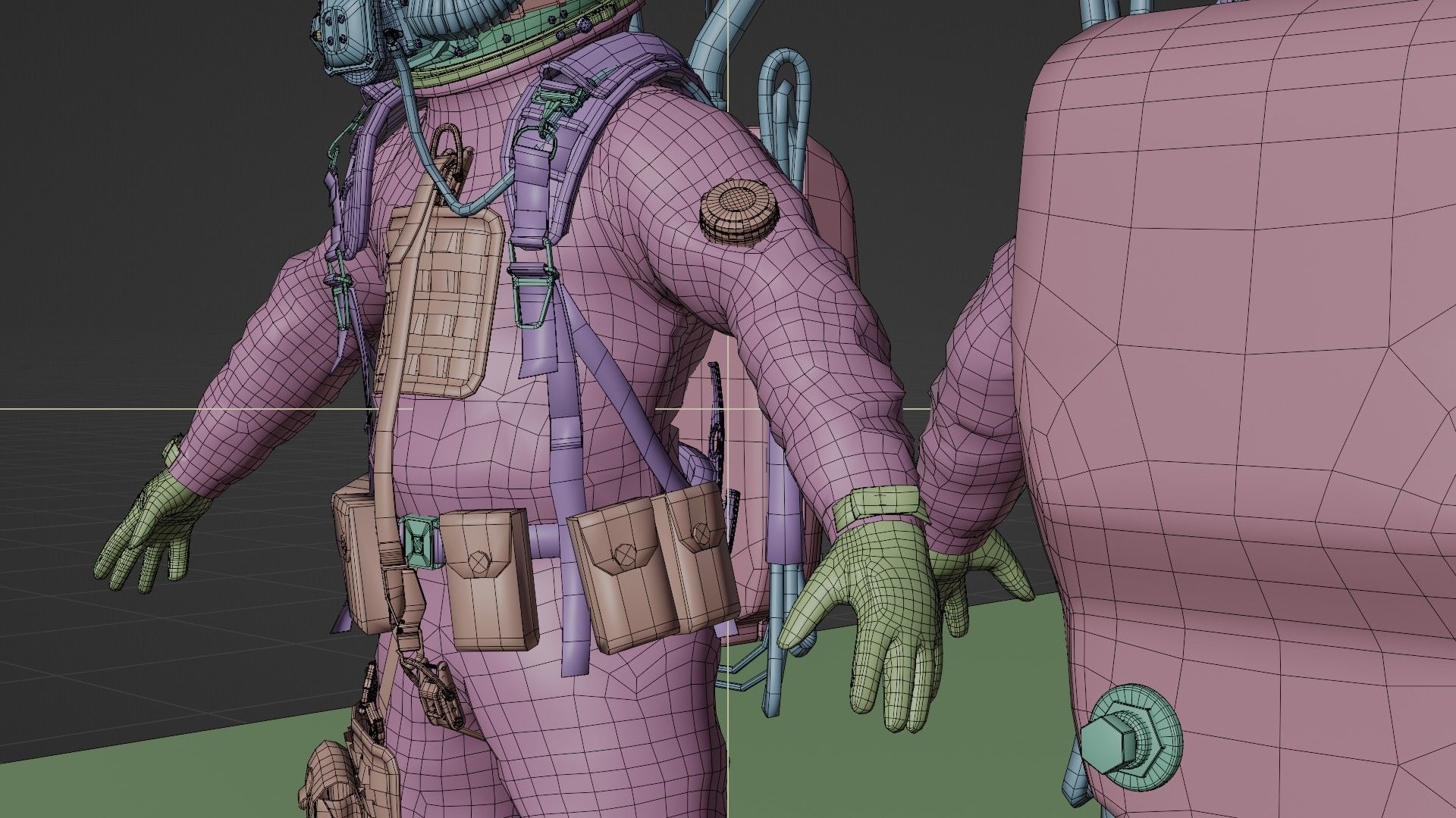 3D model Modern Deep Sea Diving Suit VR / AR / low-poly | CGTrader