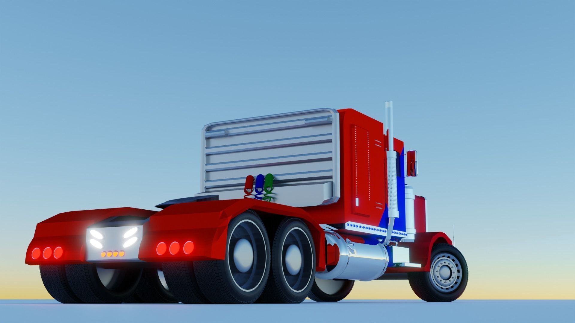 Optimus Prime Truck 3D model 3D model | CGTrader