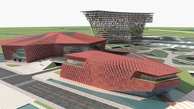 Museum 4 3D model | CGTrader