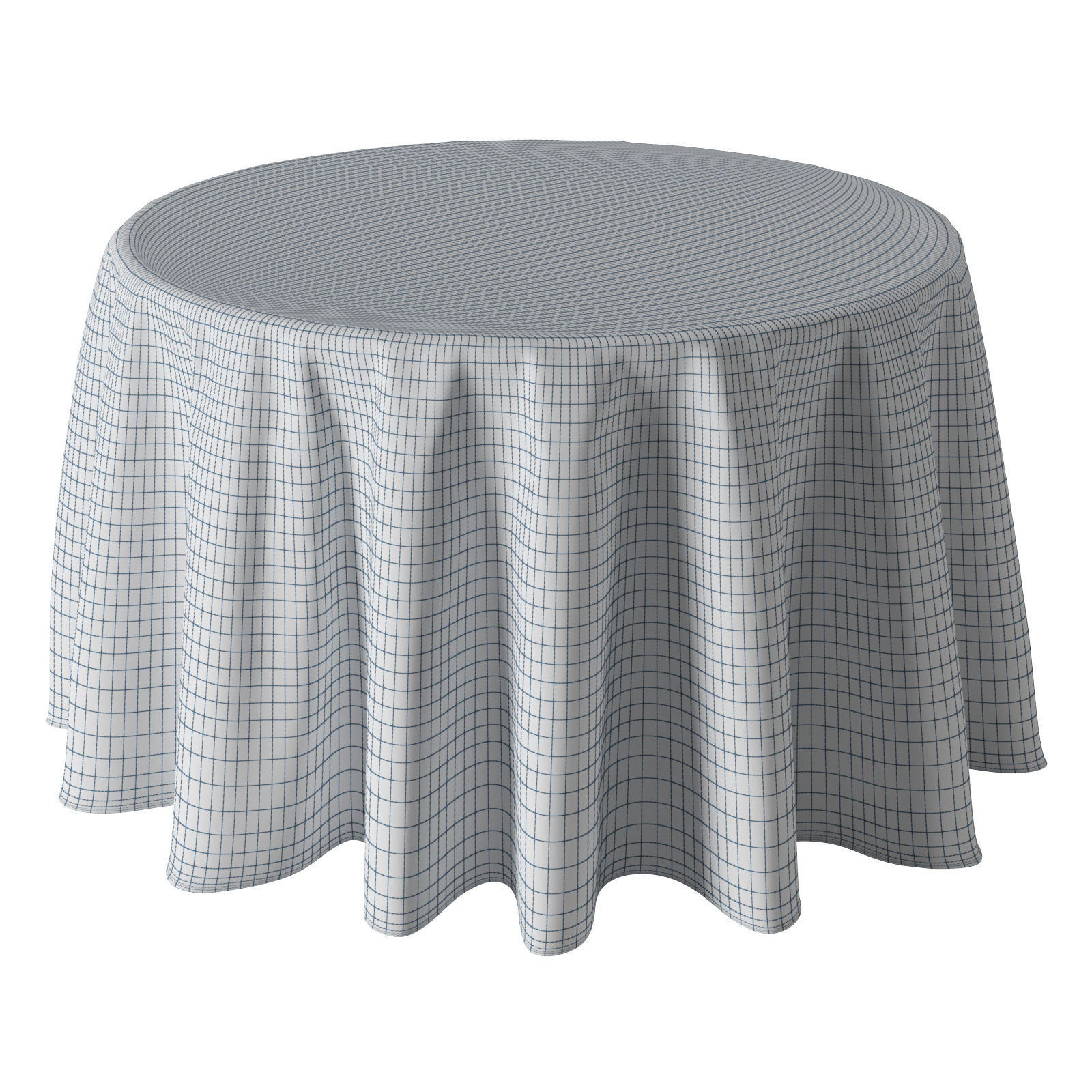 Skirted round side table 3D model | CGTrader