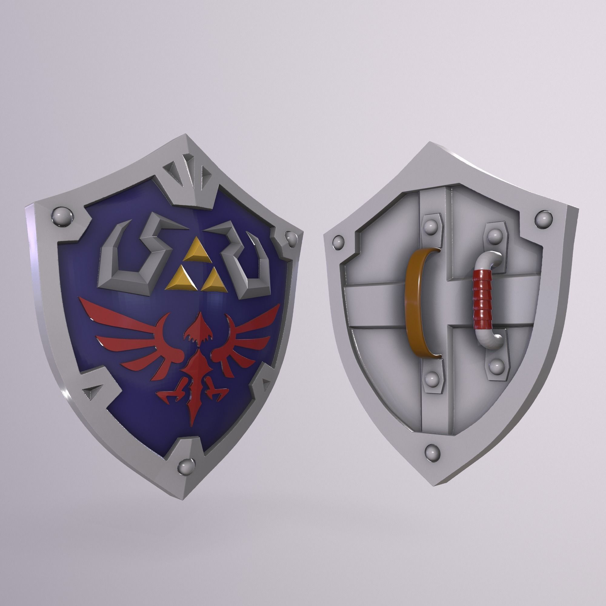 Complete Link sword shield BOTW TOTK cosplay 3D model 3D printable ...