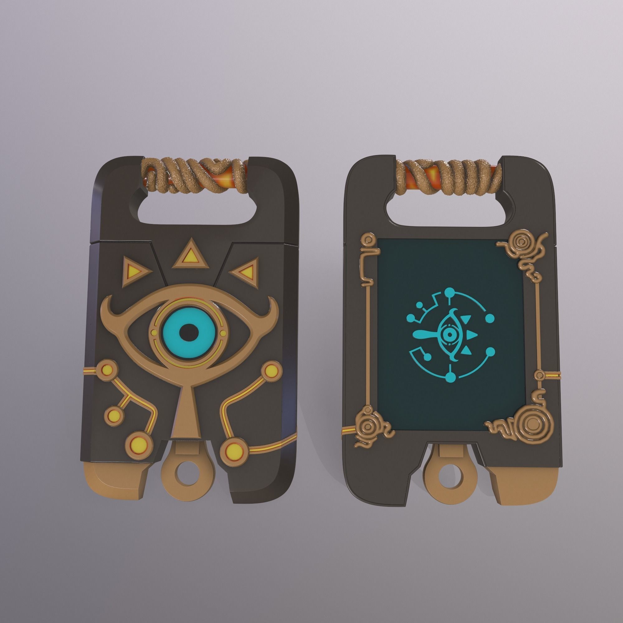 Complete Link sword shield BOTW TOTK cosplay 3D model 3D printable ...