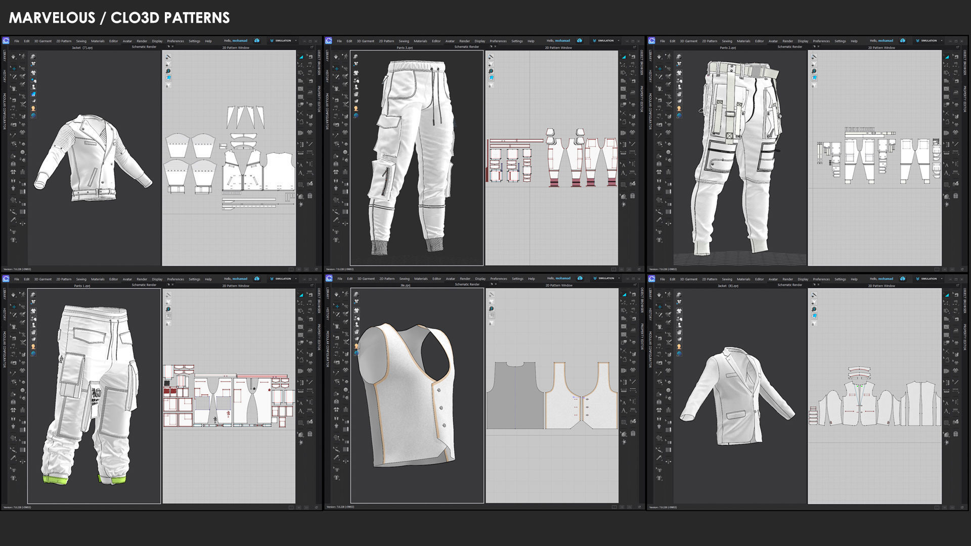 16 Mens Clothes - Vol 2 - Marvelous Designer 3D model | CGTrader