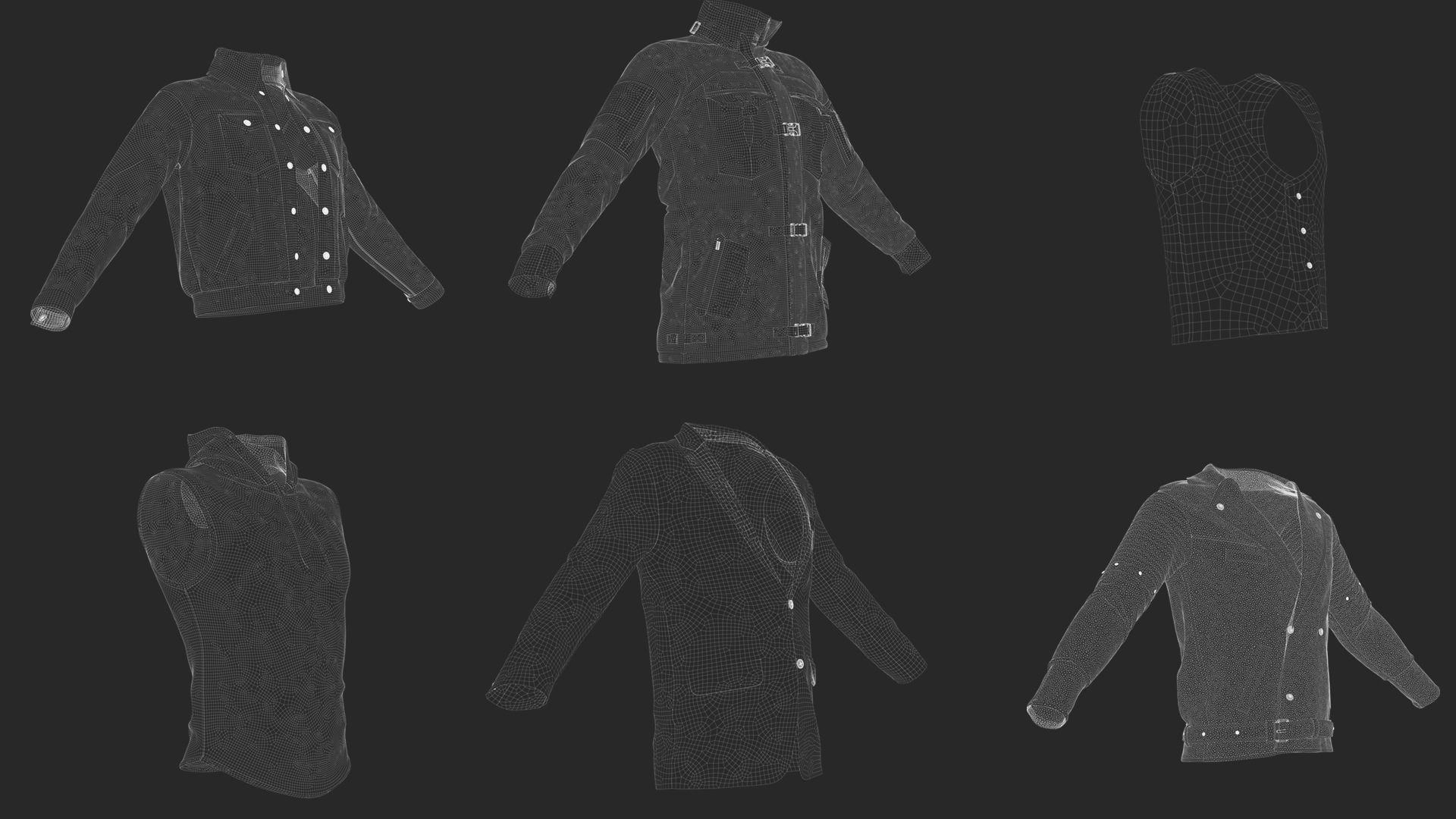 16 Mens Clothes - Vol 2 - Marvelous Designer 3D model | CGTrader