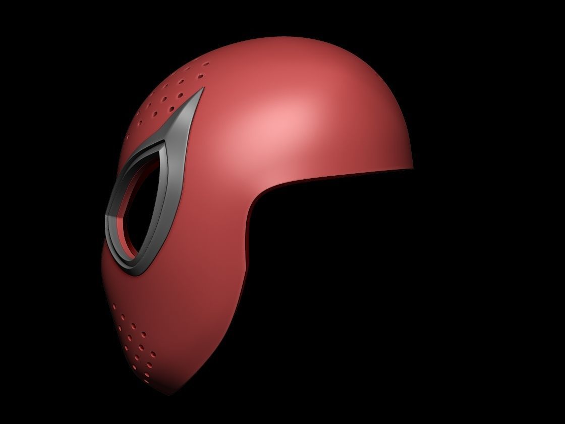Spiderman Face Shell 3d digital download 3D model 3D printable | CGTrader