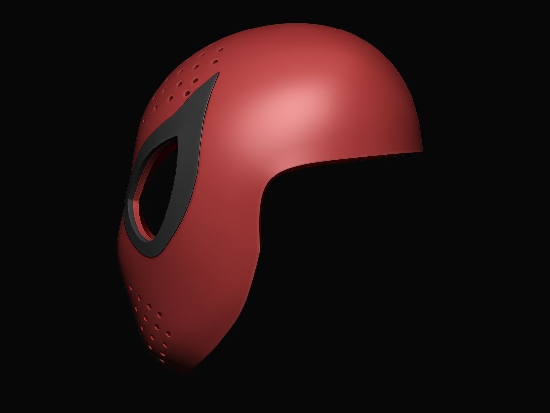 Spiderman Face Shell 3d digital download 3D model 3D printable | CGTrader