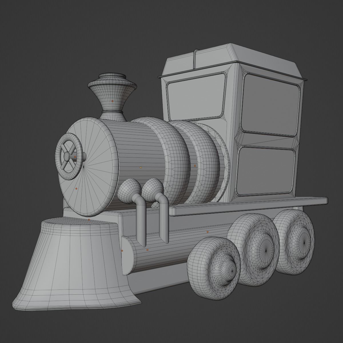 Toy Train 3D model | CGTrader