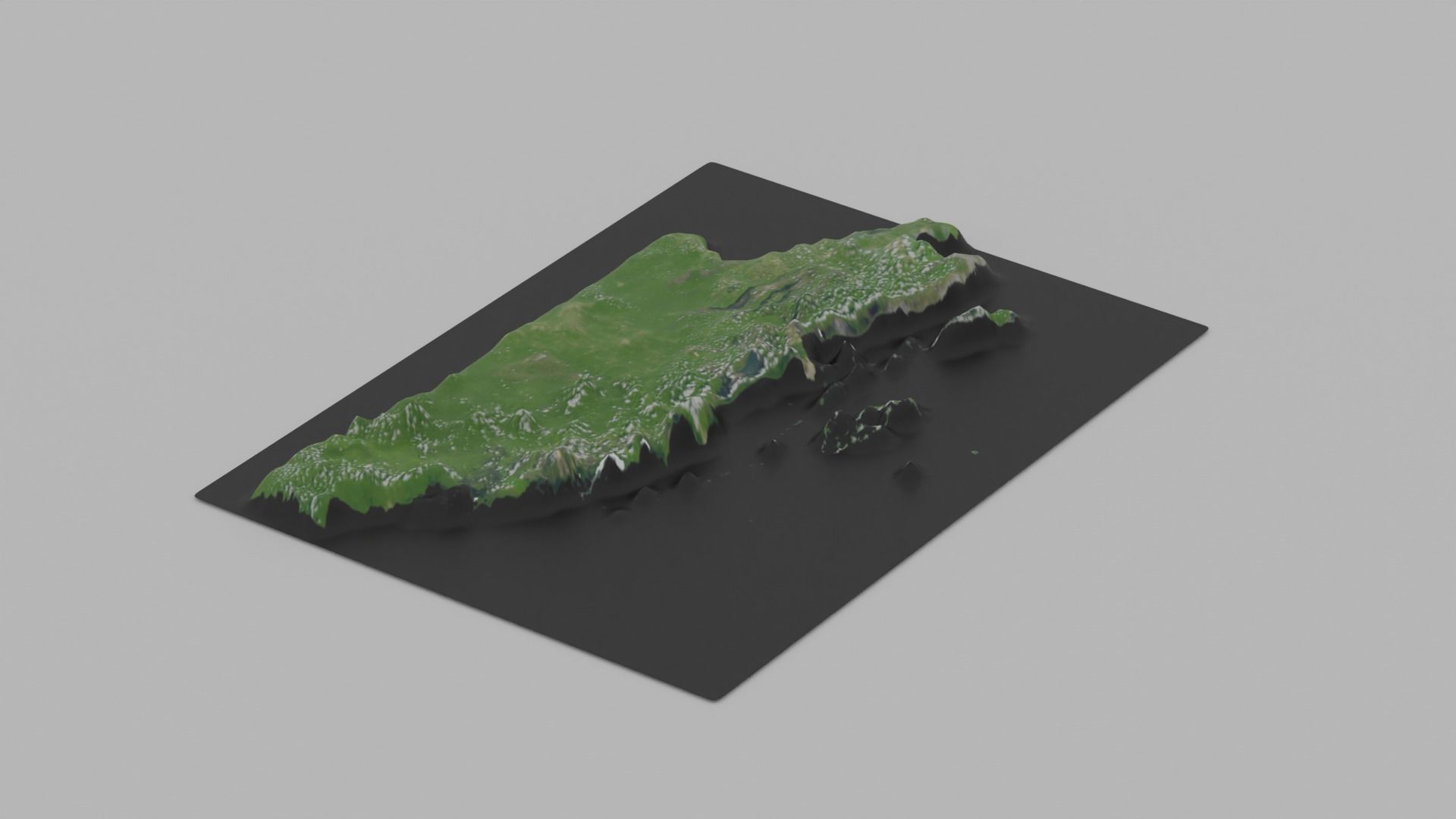 3D model Belize Map Country VR / AR / low-poly | CGTrader