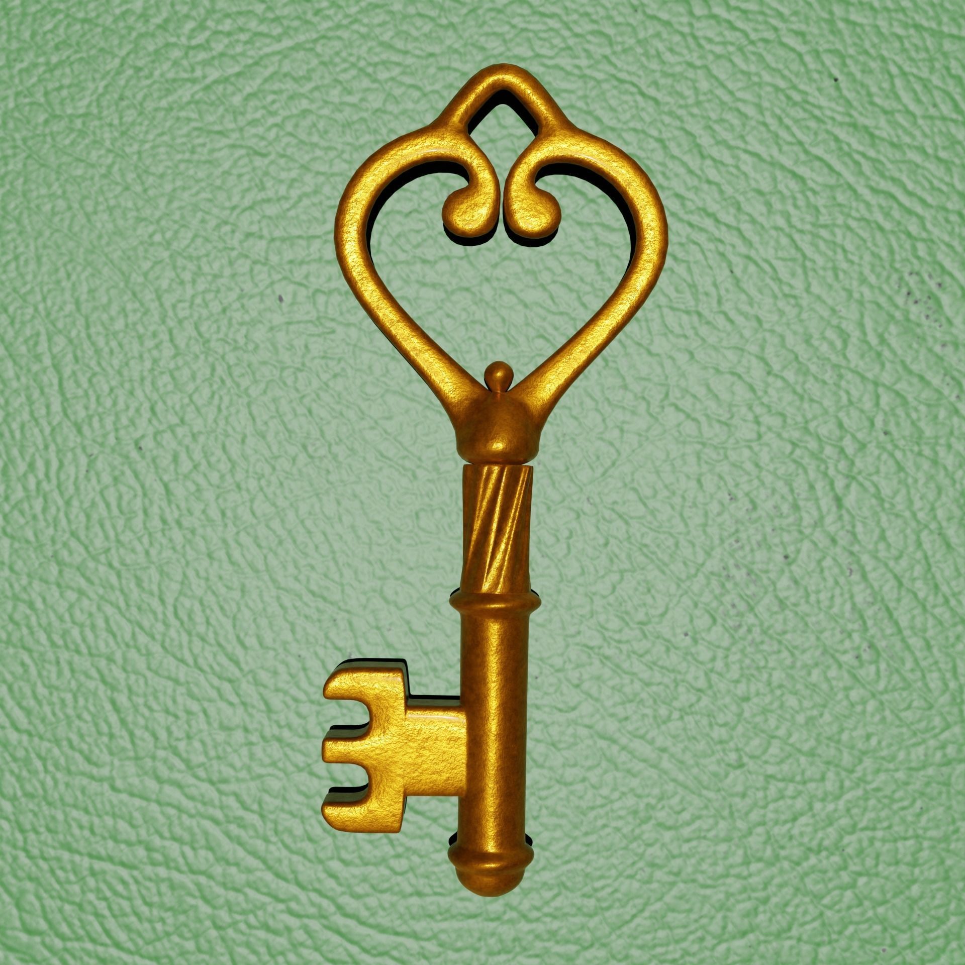 Antique Bronze Keys 3D model | CGTrader