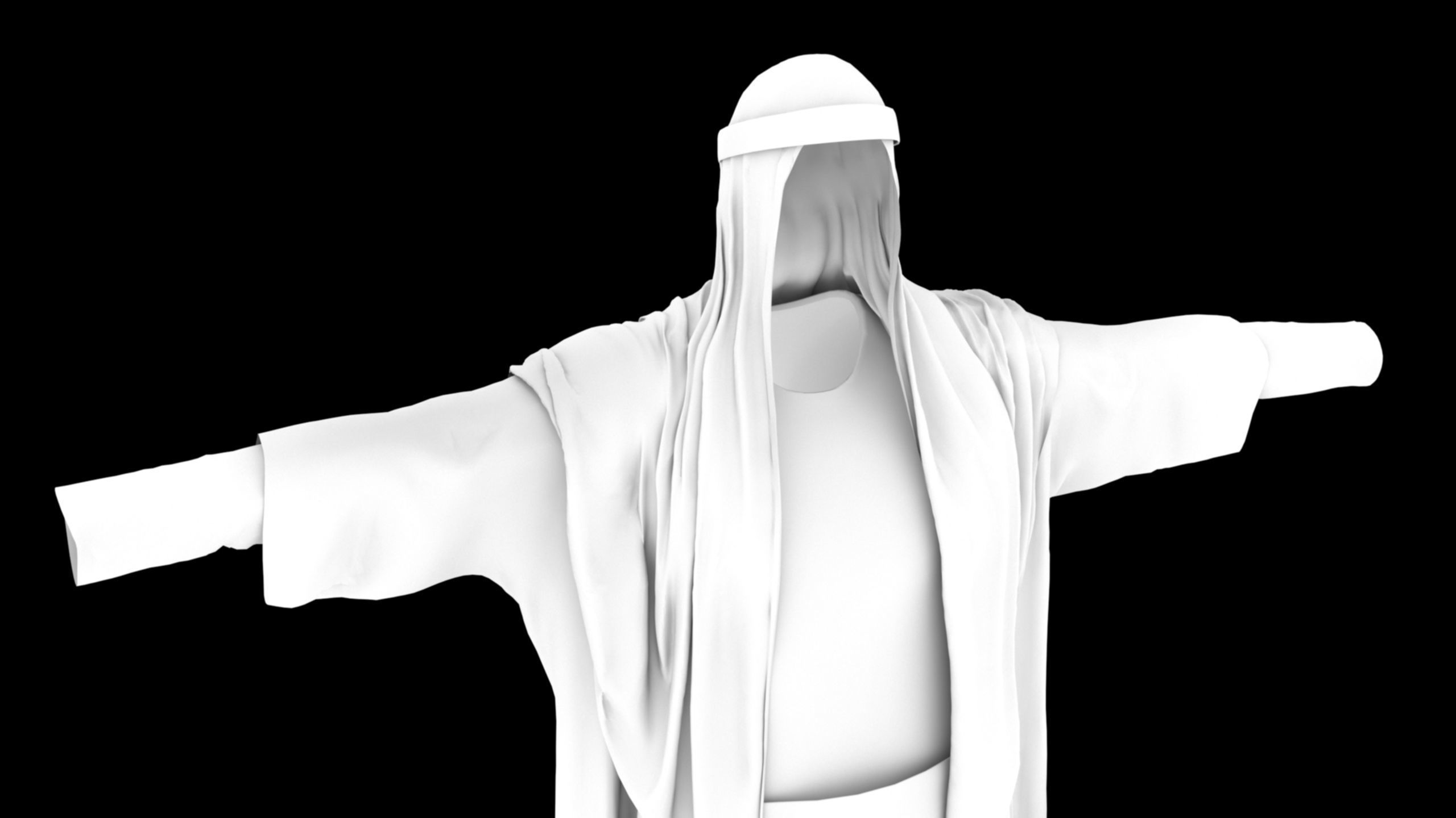 old arab clothes with sandal 3D model | CGTrader