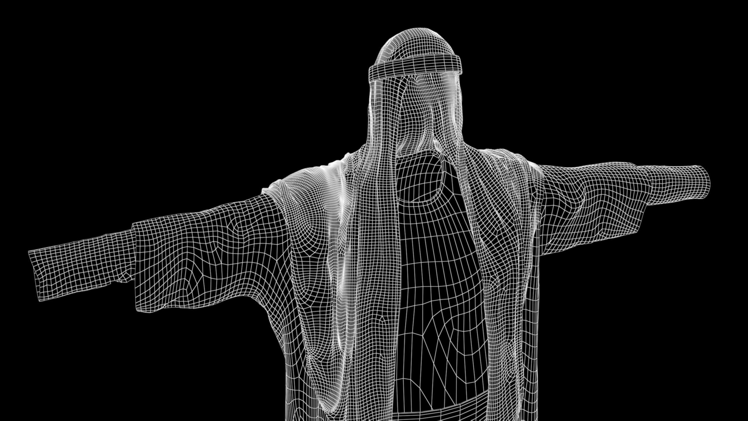old arab clothes with sandal 3D model | CGTrader