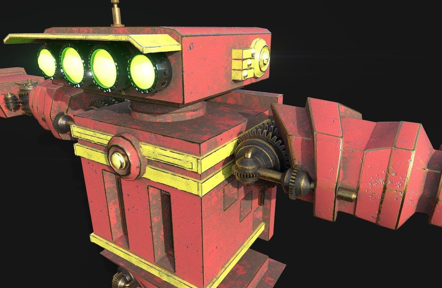 Robot Action Figure 3D model | CGTrader