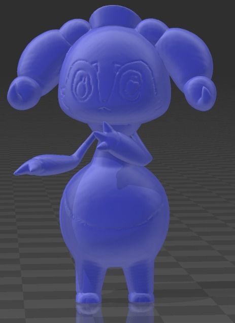 Indeedee nurse joy 3D model 3D printable | CGTrader