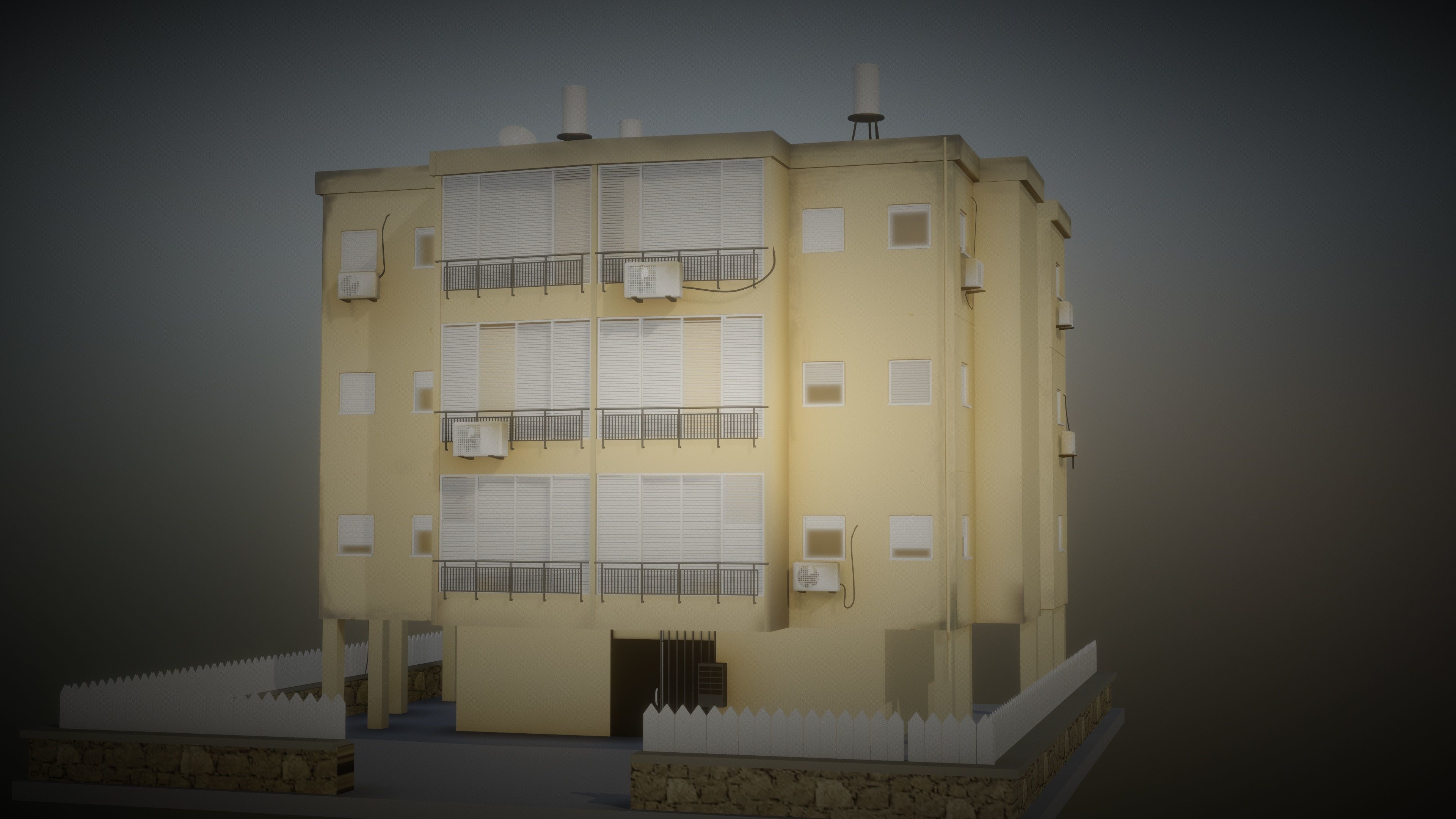 Israeli house 3D model | CGTrader
