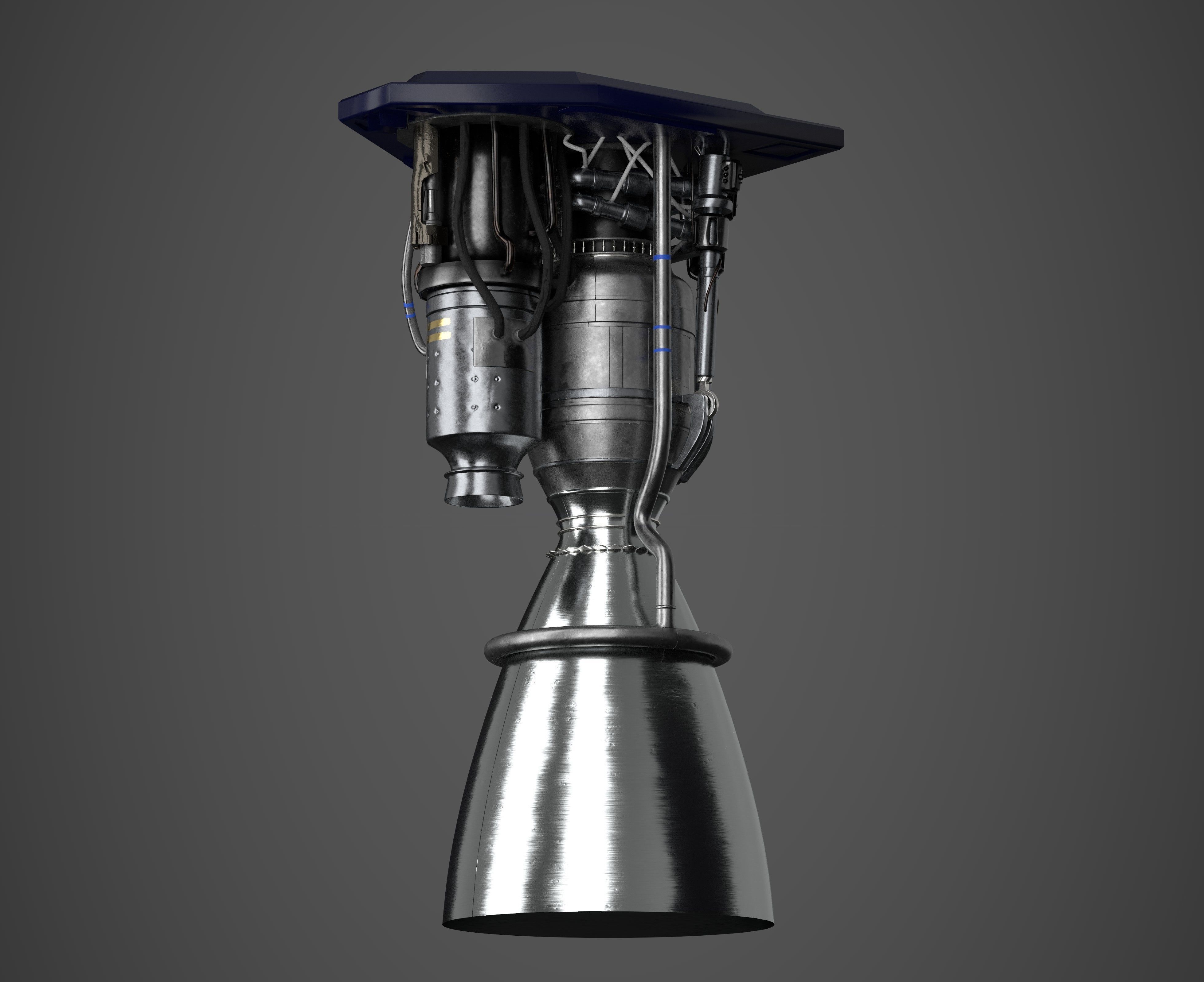 Rocket Engine 3D model | CGTrader