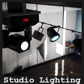 3D model Studio Lighting 22 Assets VR / AR / low-poly | CGTrader