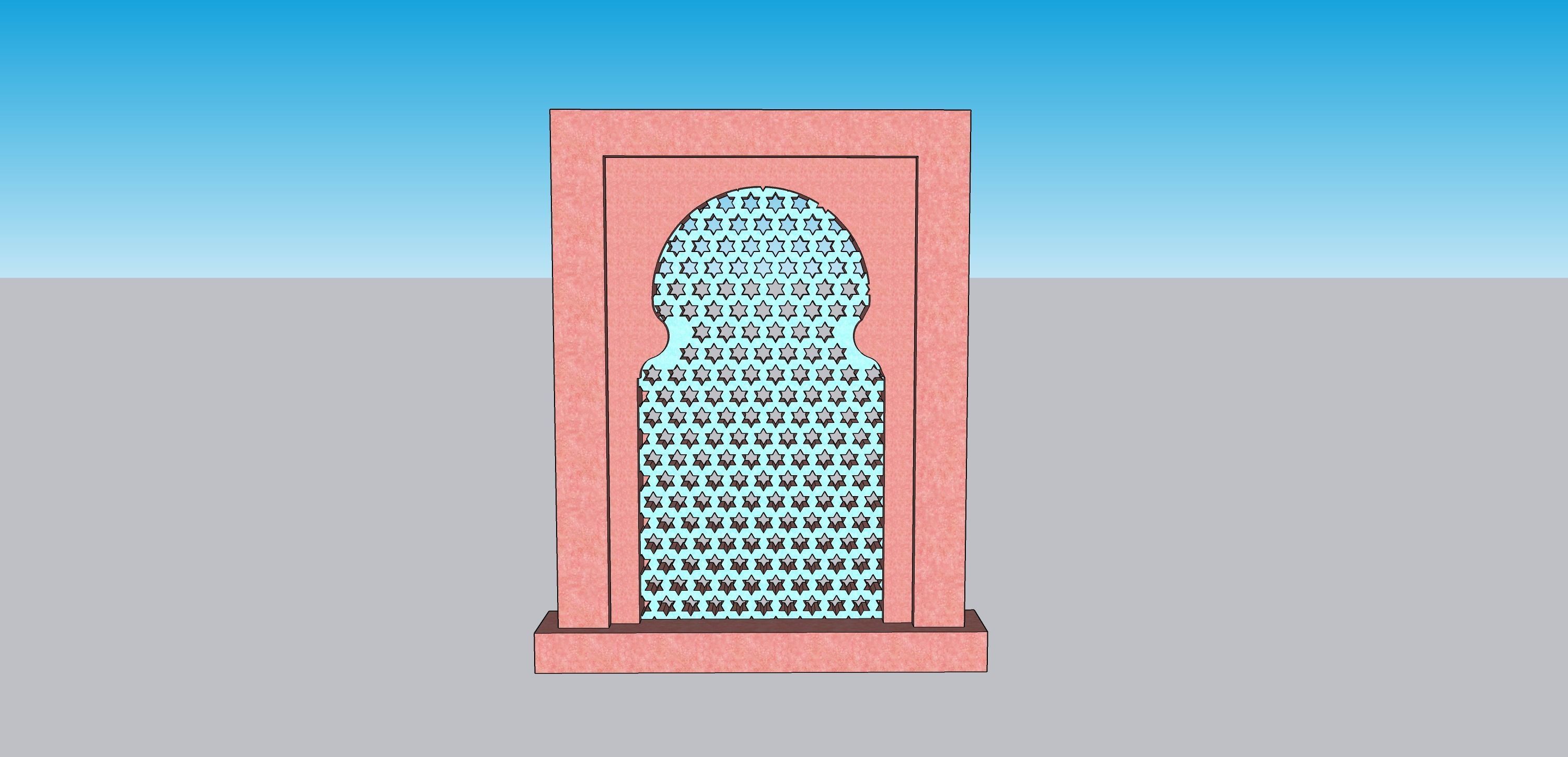 indian jodhpuri stone jharokha 3D model | CGTrader