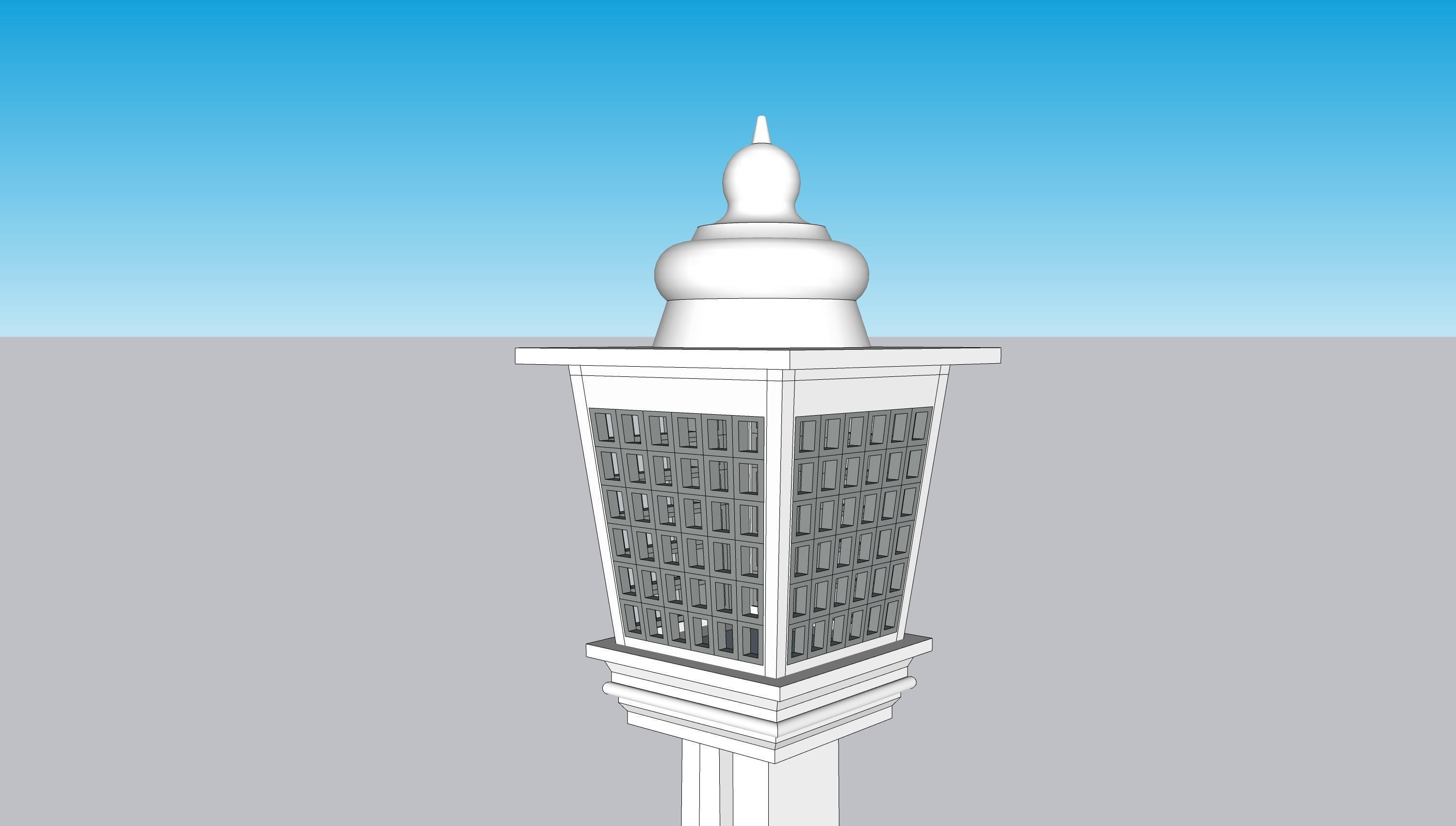 indian jodhpuri stone piller column 3D model | CGTrader