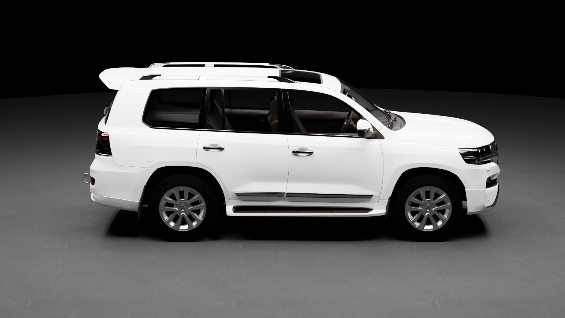 Toyota LandCruiser 3D model animated rigged | CGTrader