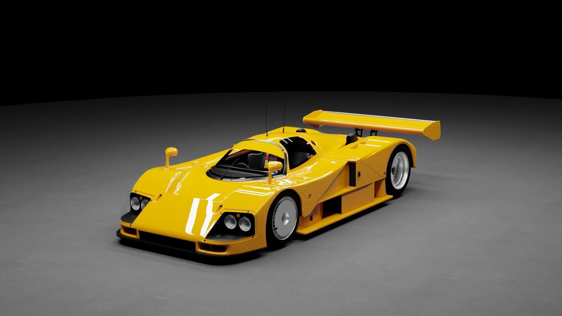 Mazda 787B 3D model animated rigged | CGTrader