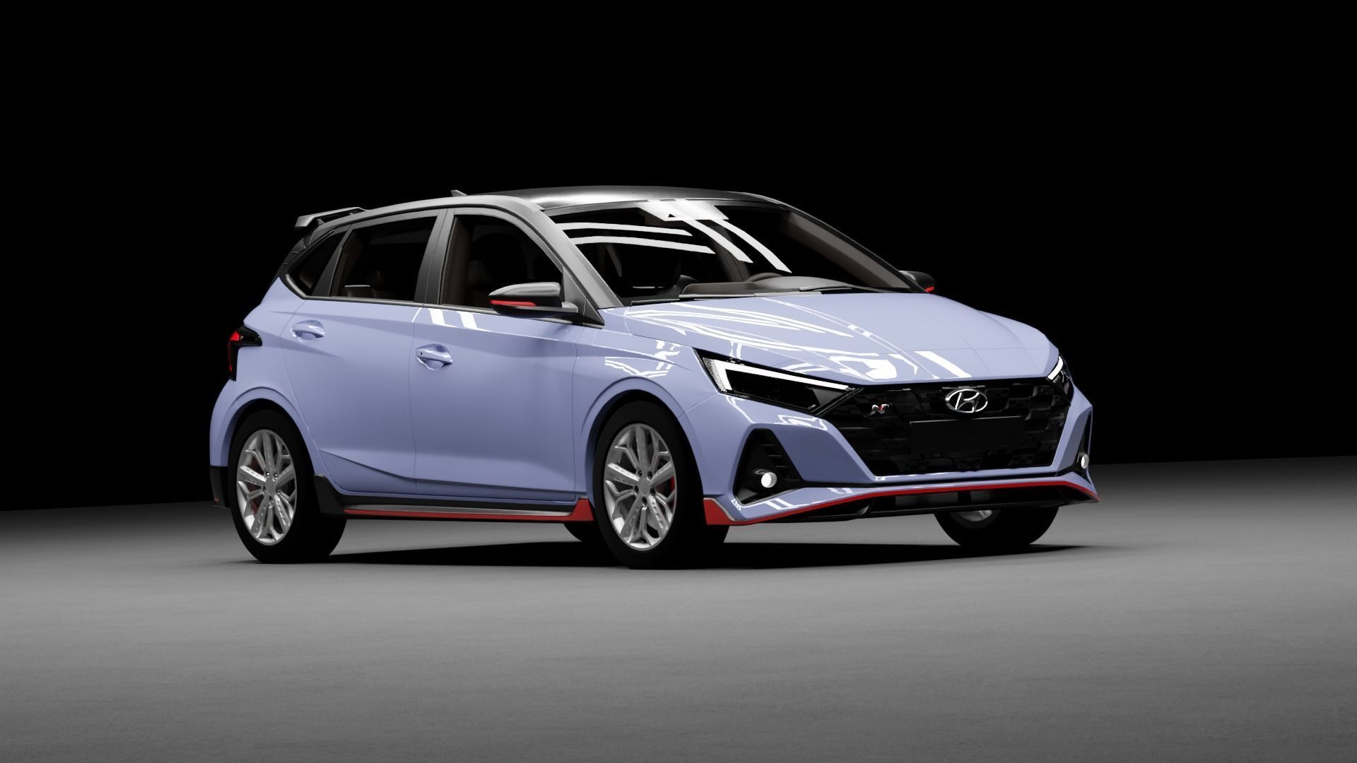 Hyundai N20 3D model animated rigged | CGTrader