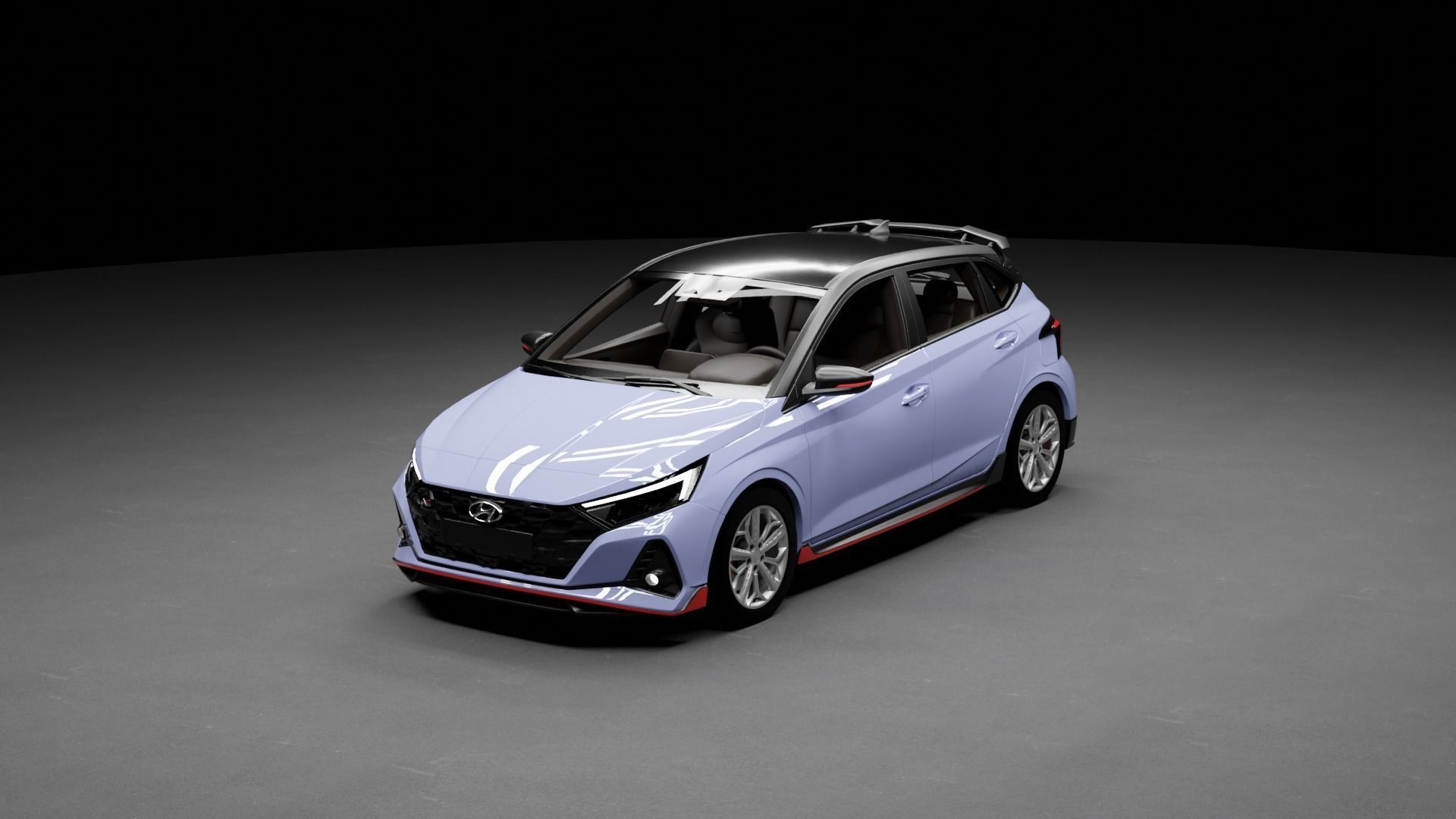 Hyundai N20 3D model animated rigged | CGTrader