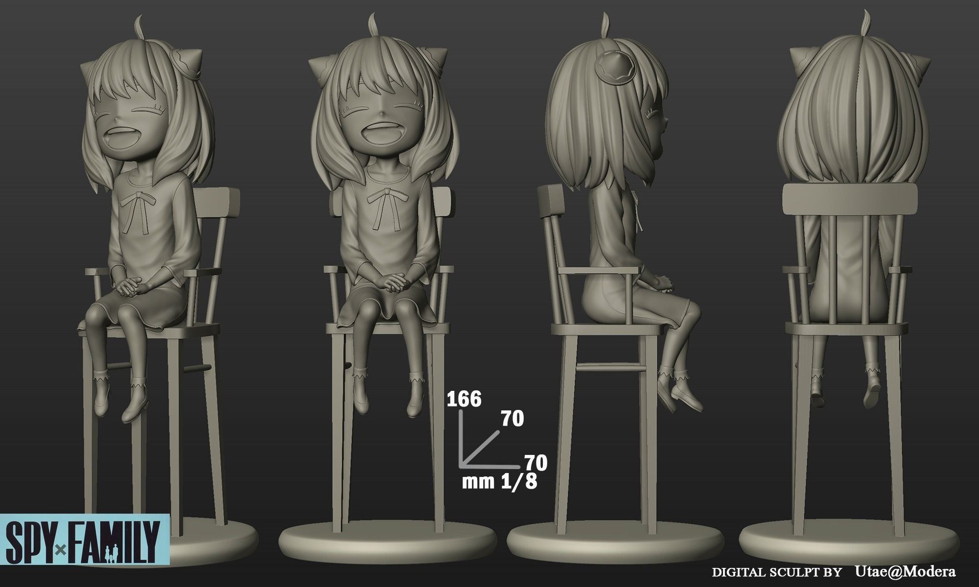 ANYA FANART 3D model 3D printable | CGTrader