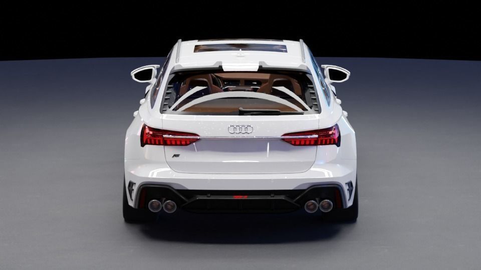 Audi RS6 3D model animated rigged | CGTrader
