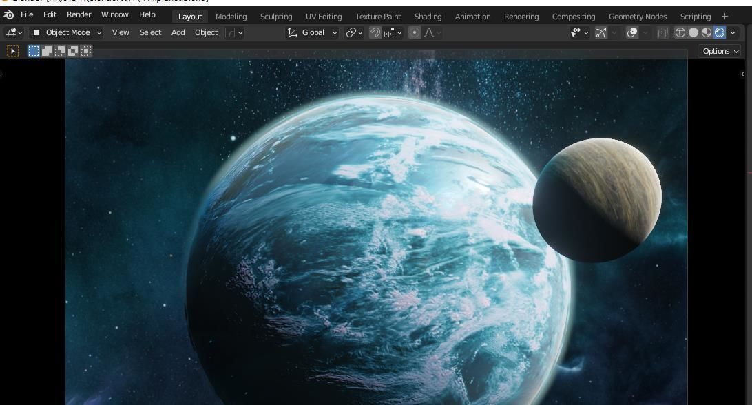 Planet-blender eevee 3D model | CGTrader
