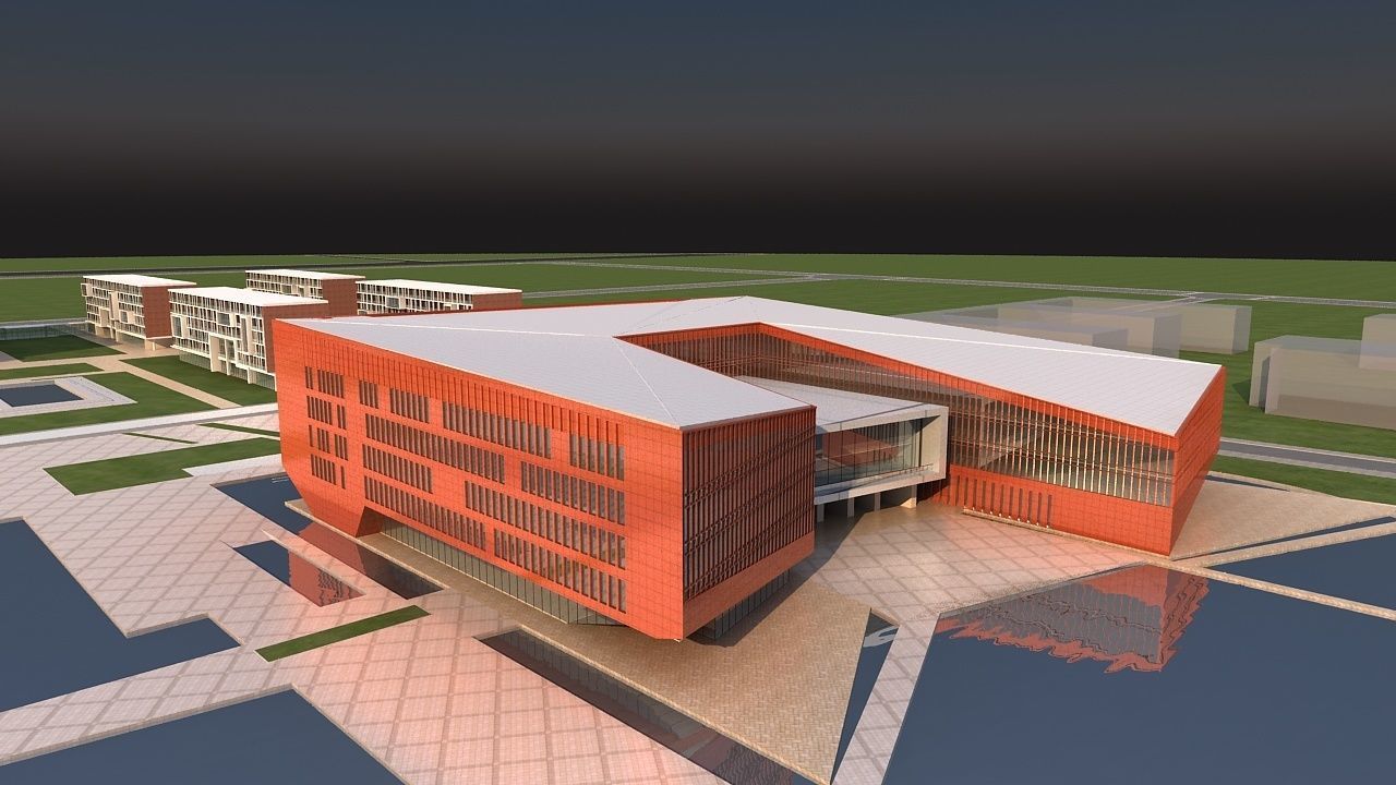 School 3 3D model | CGTrader