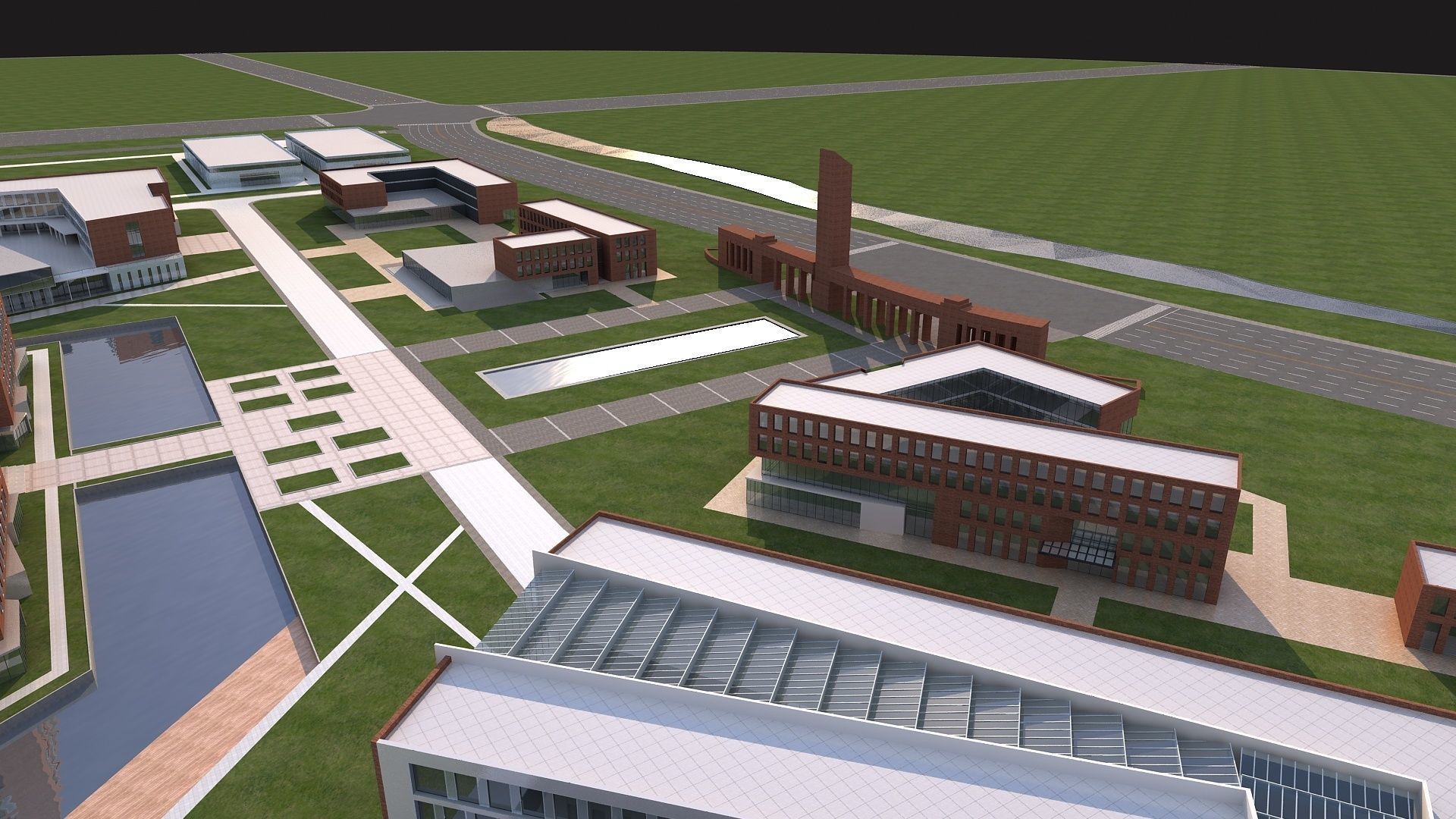 School 3 3D model | CGTrader