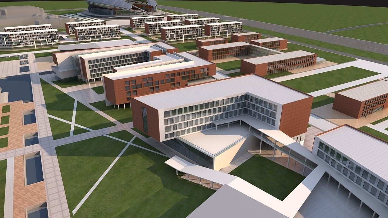 School 3 3D model | CGTrader