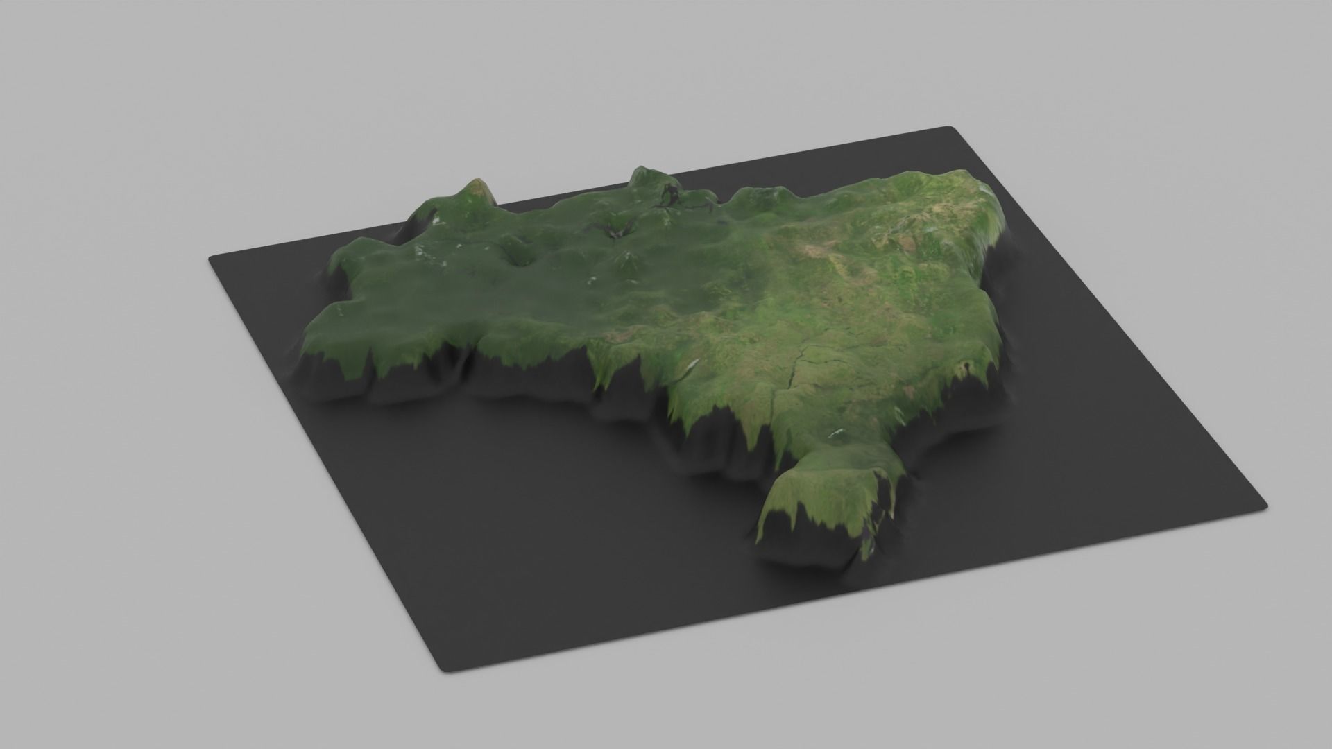 3D model Brazil Map Country VR / AR / low-poly | CGTrader