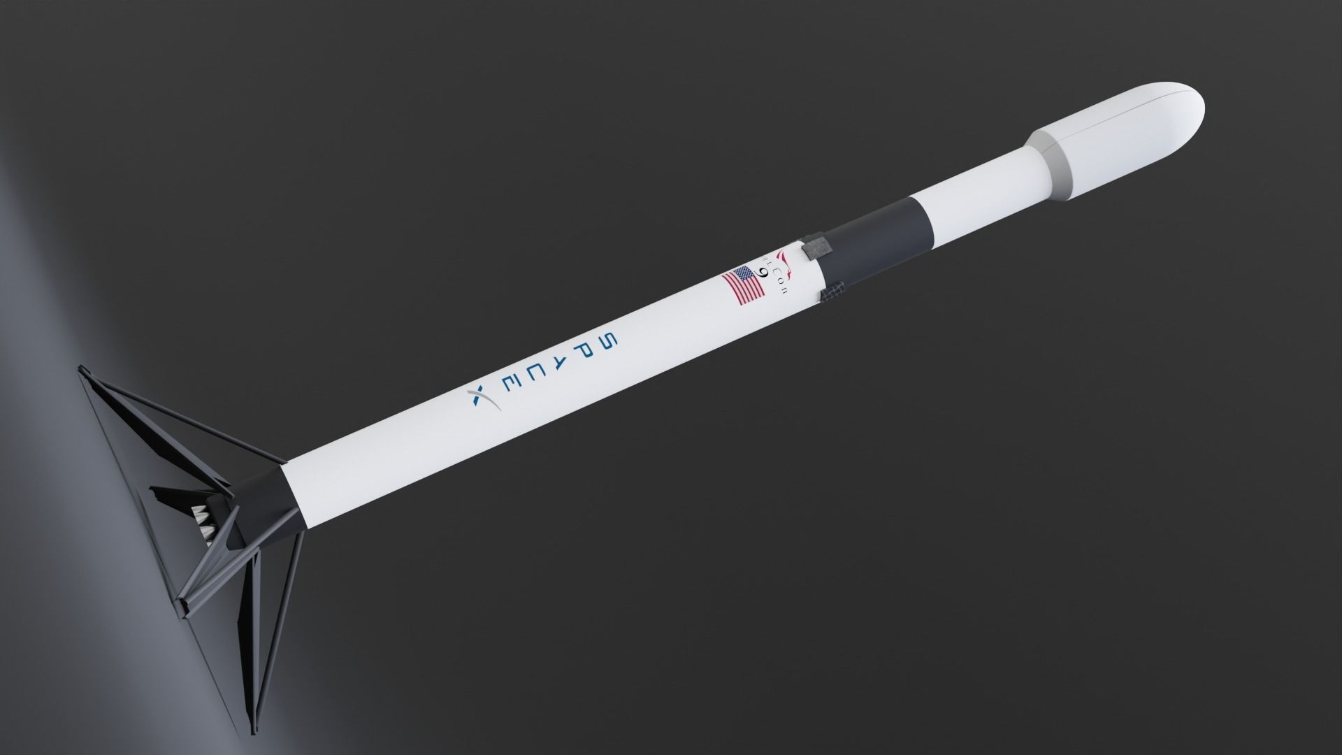 3D model Falcon 9 - 3D Model VR / AR / low-poly | CGTrader 3D model Falcon 9 - 3D Model VR / AR / low-poly | CGTrader