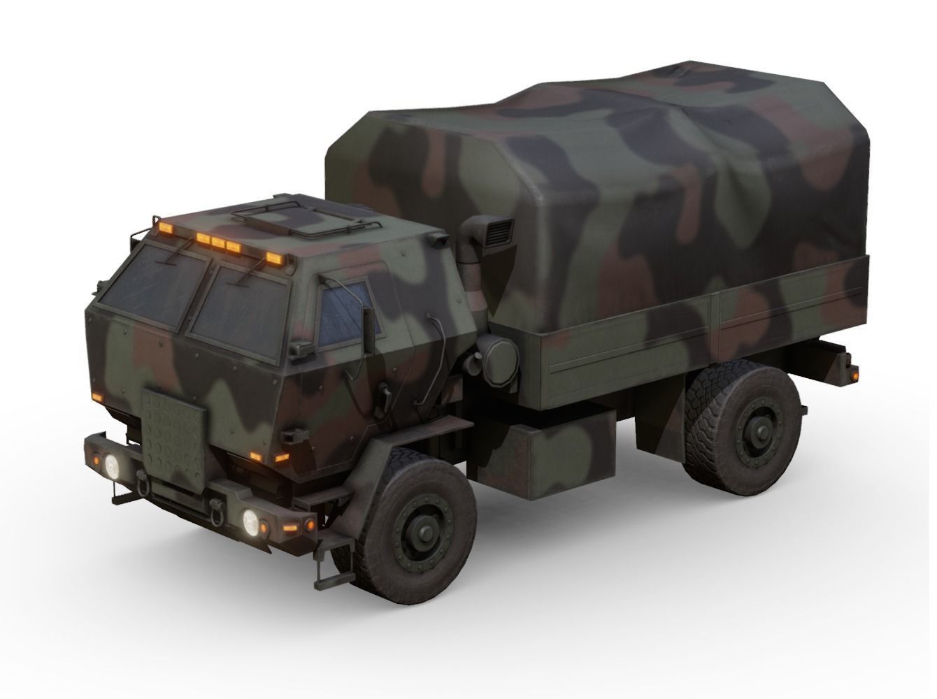3D model M1078 LMTV Light Medium Tactical Vehicle VR / AR / low-poly ...