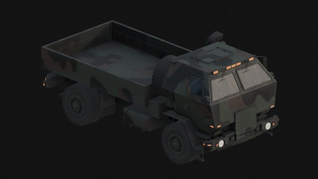 3D model M1078 LMTV Light Medium Tactical Vehicle VR / AR / low-poly ...