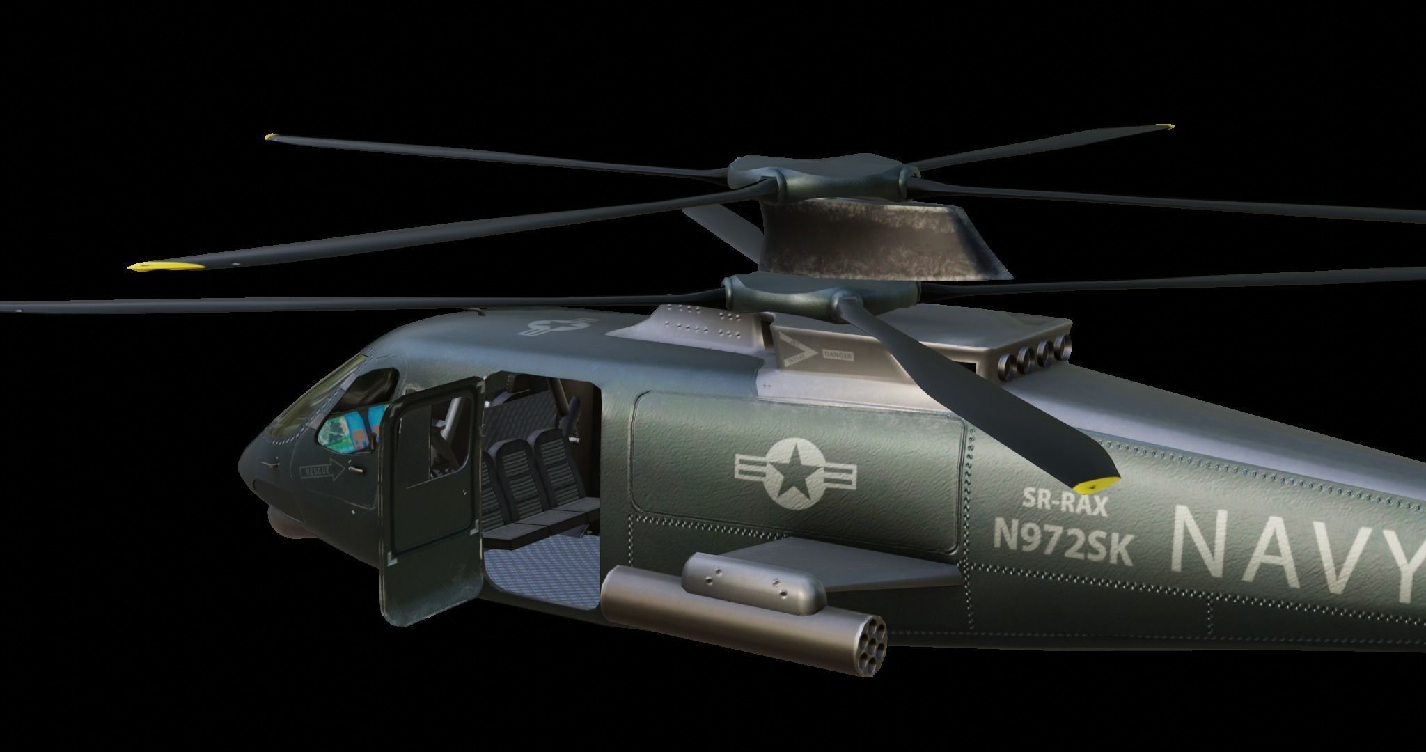 3D model Sikorsky S-97 Raider VR / AR / low-poly | CGTrader