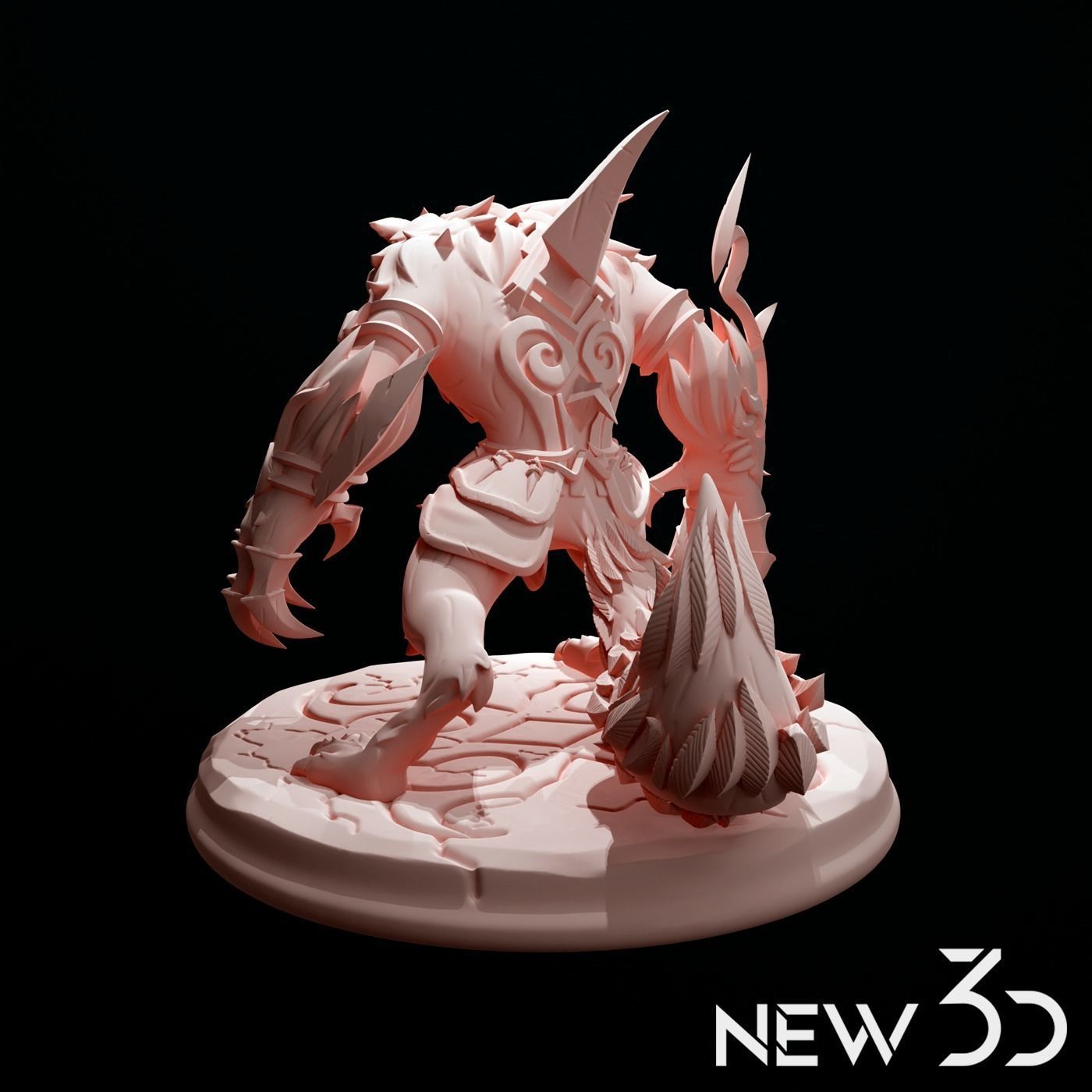 Warwick skin old god 3D model 3D printable | CGTrader