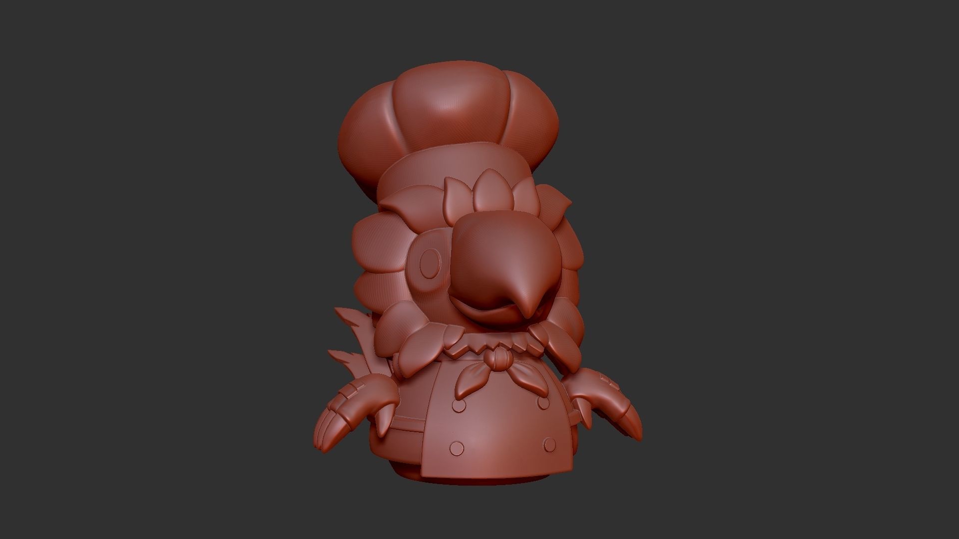 Parrot Chef - Overcooked 2 - 3D Print Model 3D model 3D printable ...
