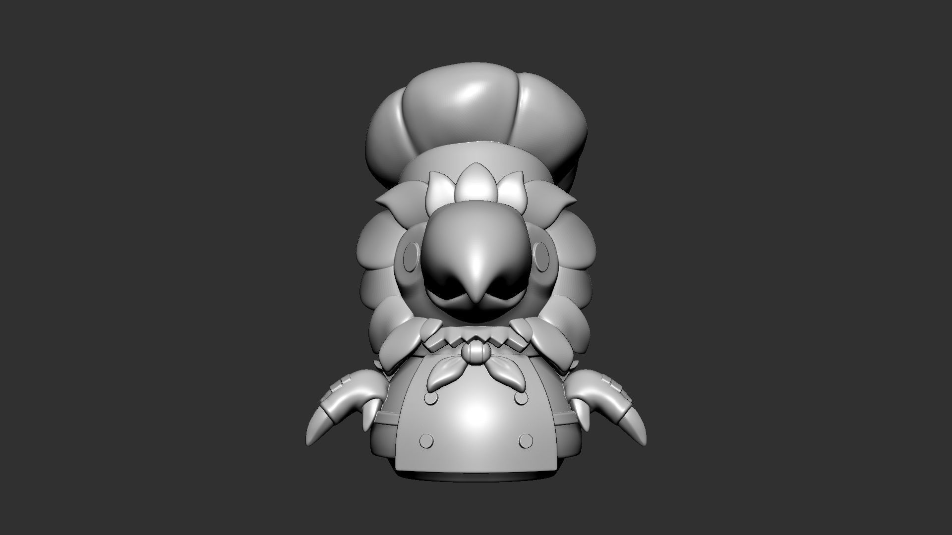 Parrot Chef - Overcooked 2 - 3D Print Model 3D model 3D printable ...