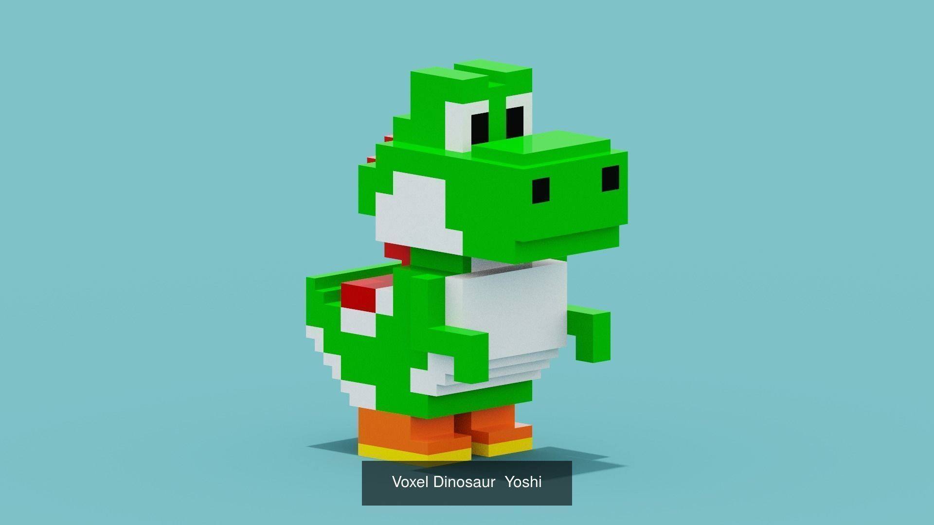3D Model Collection Voxel Super Mario Characters VR / AR / low-poly ...