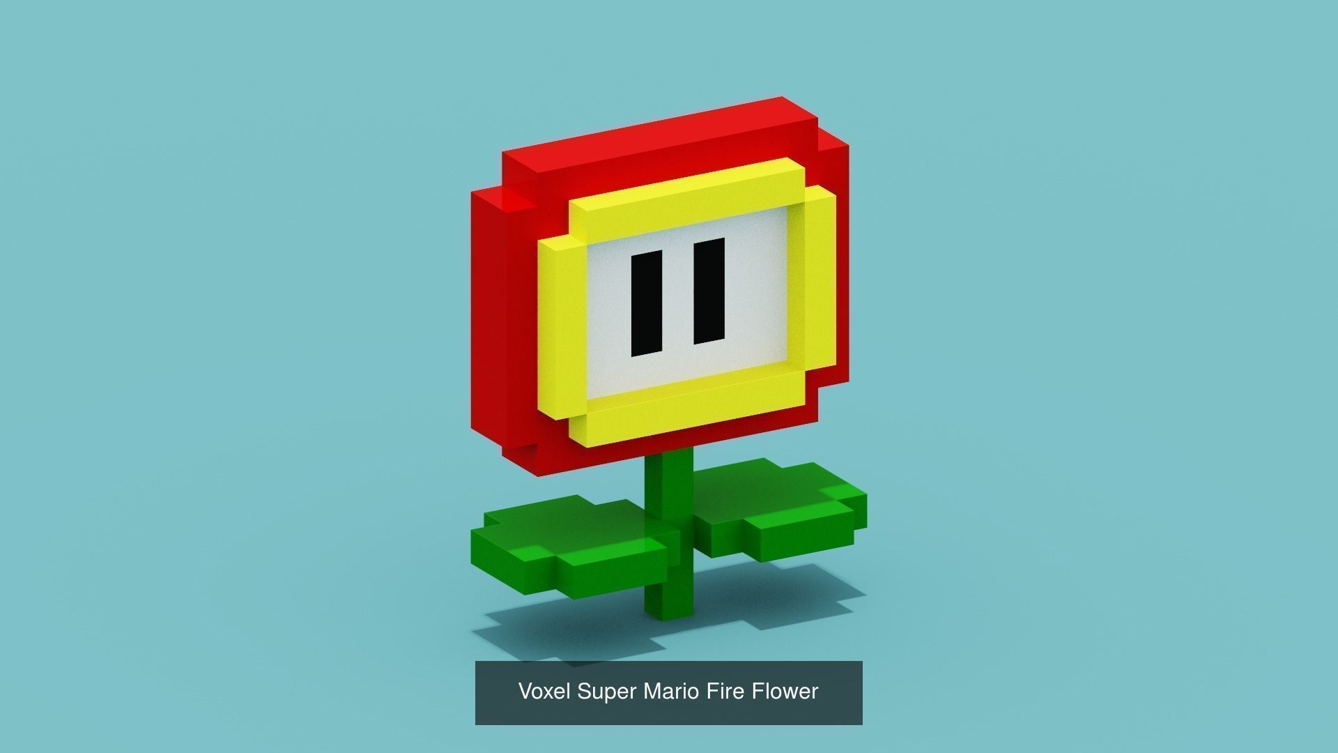 3D Model Collection Voxel Super Mario Characters VR / AR / low-poly ...
