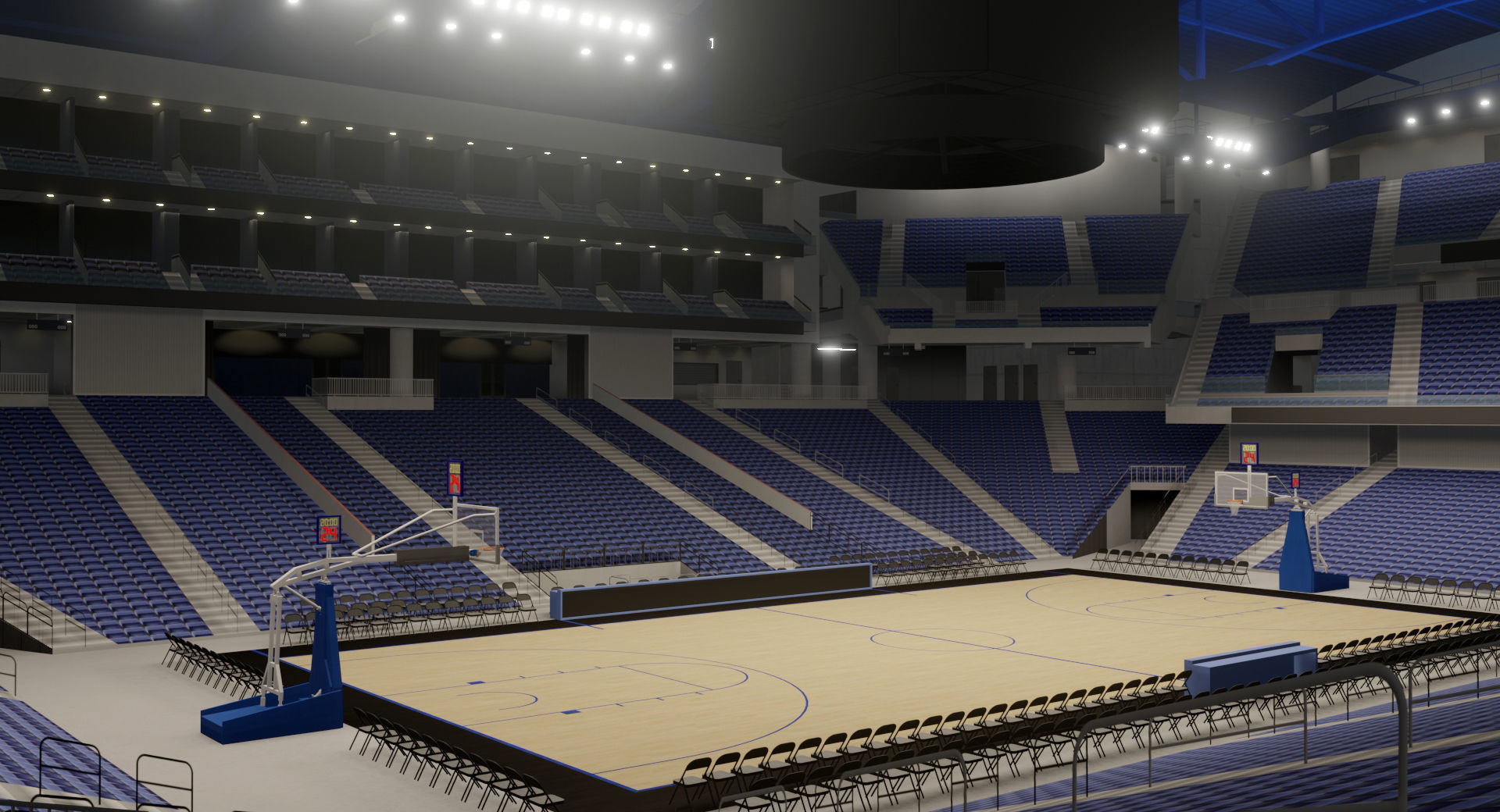 Wintrust Arena Chicago USA 3D model | CGTrader