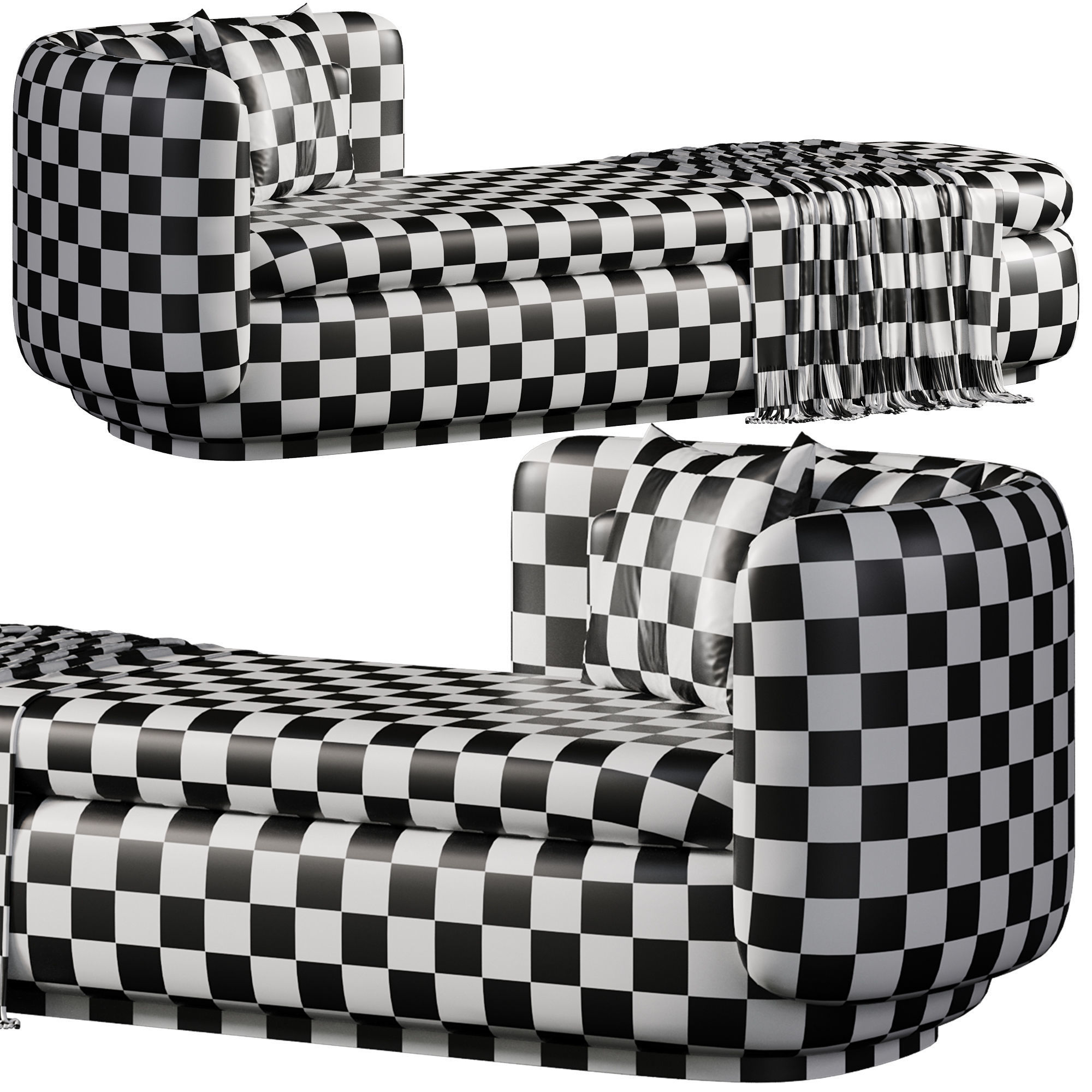 Shezlong glem Sofa 3D model | CGTrader
