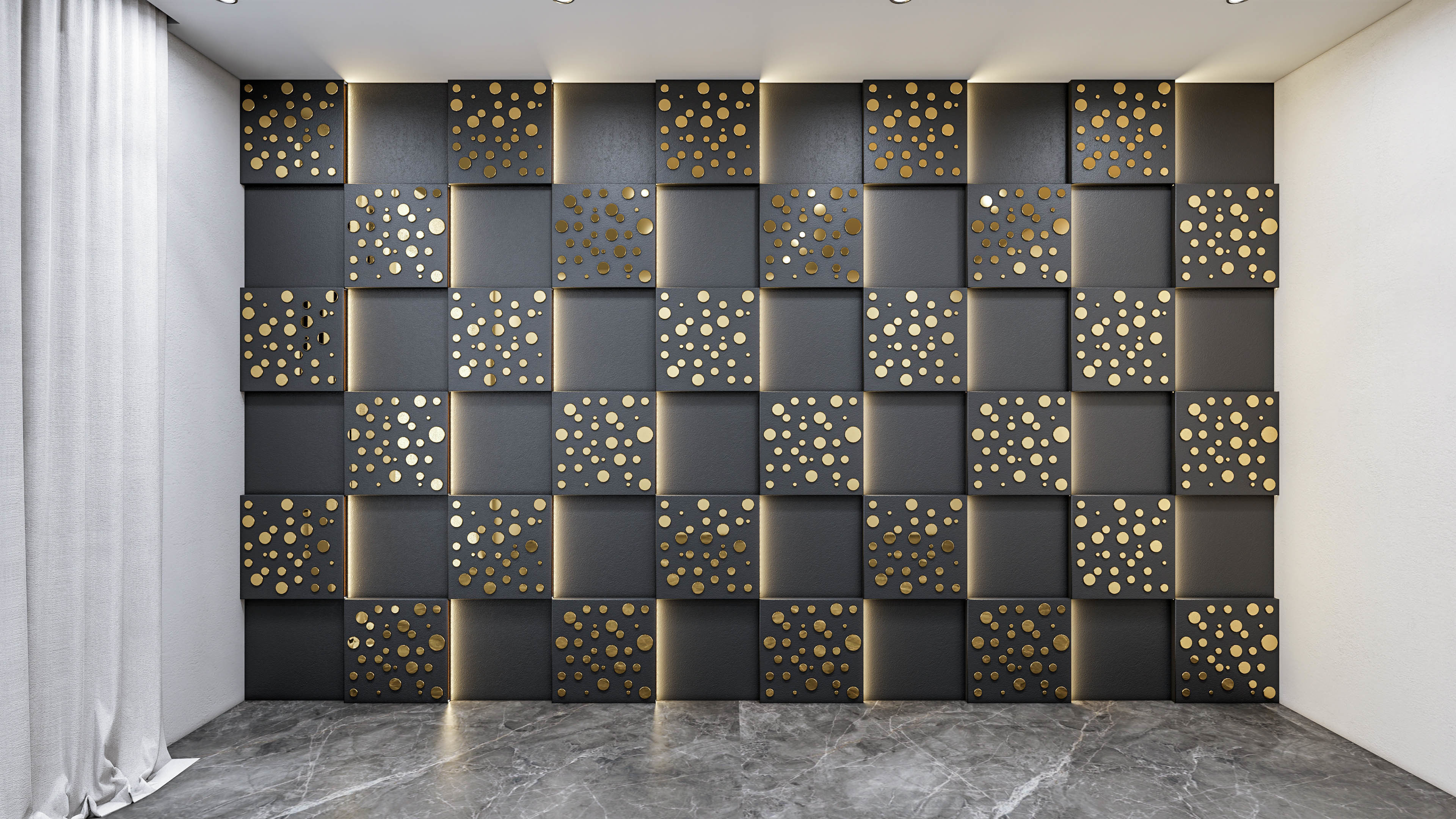 Decorative Wall Panel 3D wall panel 3d panel 3D model | CGTrader