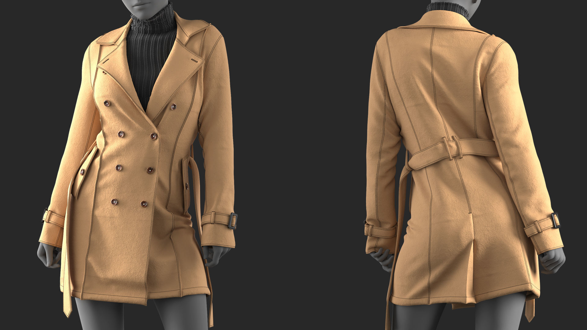 Girls Outfit 38 - Marvelous Designer 3D model | CGTrader