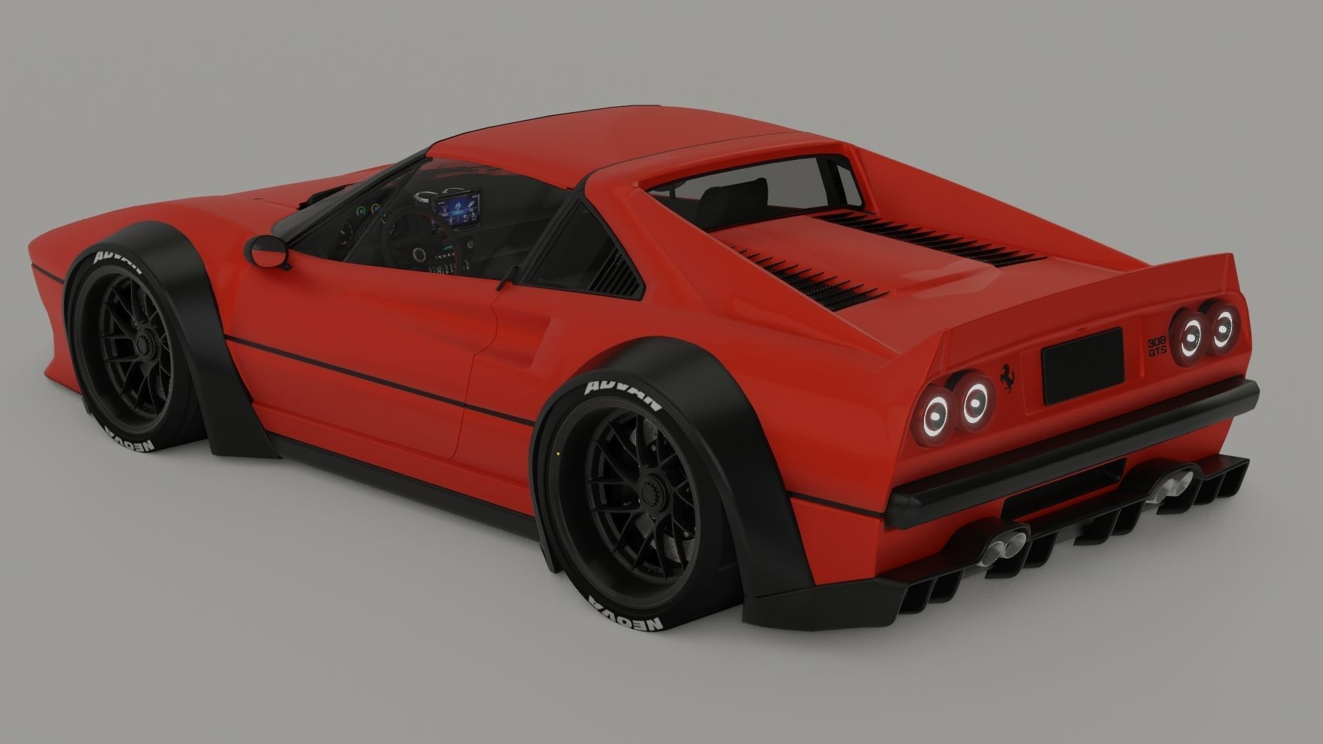 Ferrari 308 Widebody Kit 3D model | CGTrader