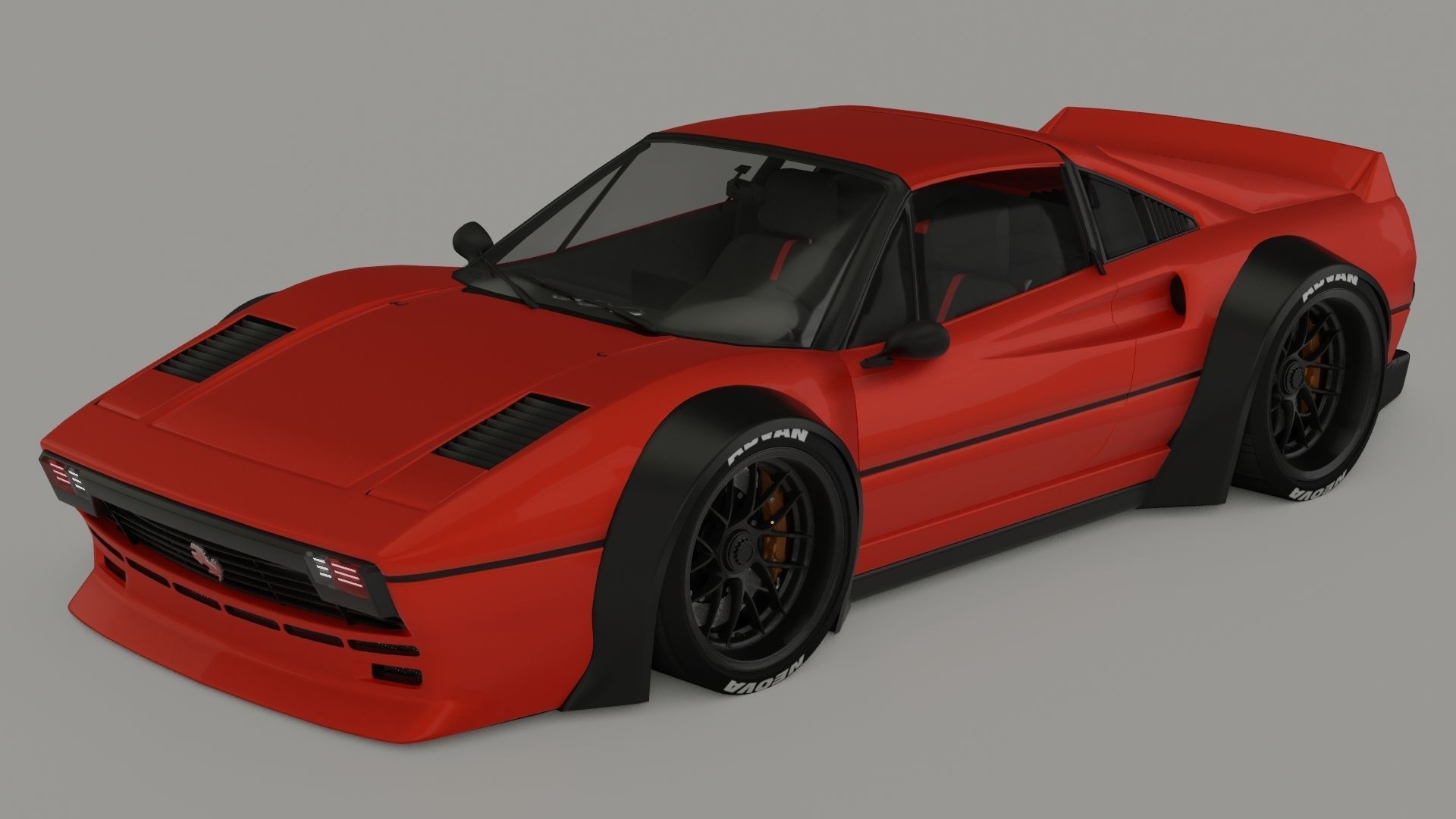 Ferrari 308 Widebody Kit 3D model | CGTrader