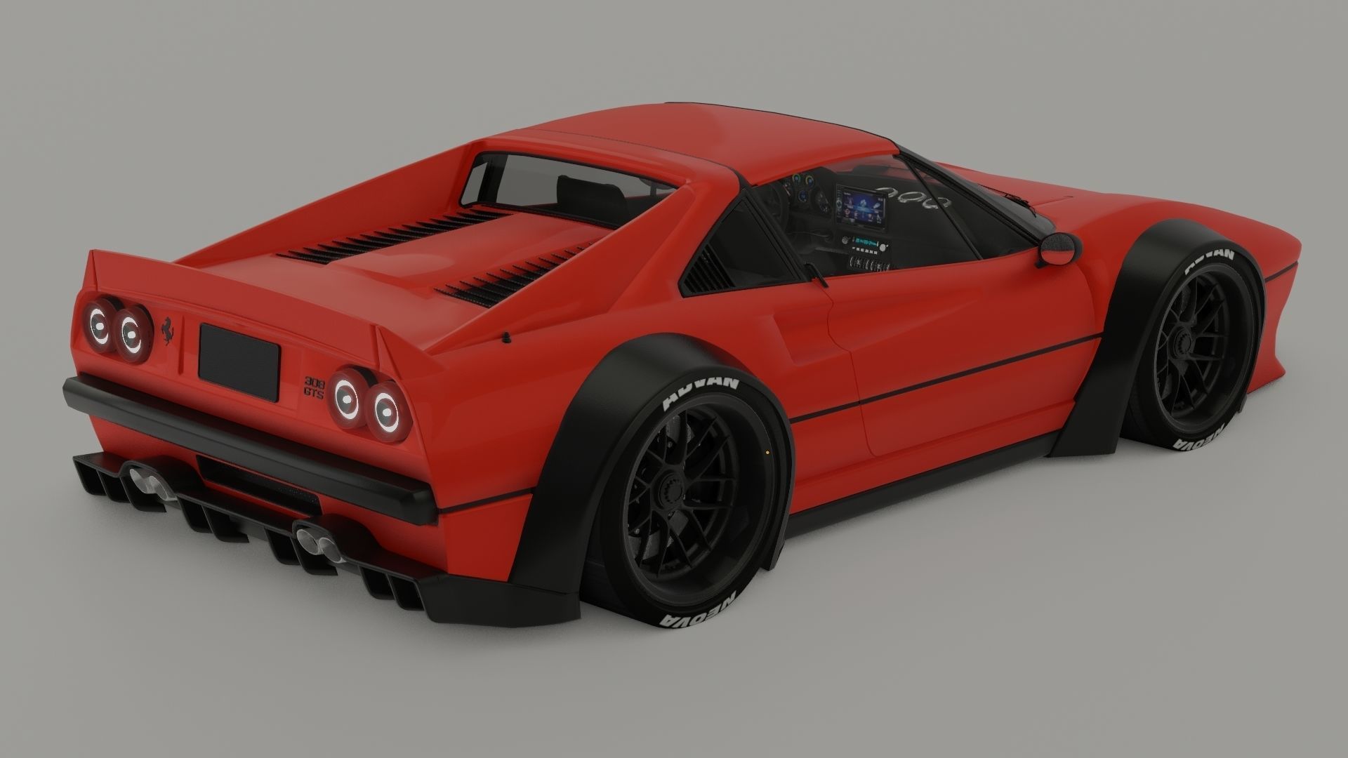 Ferrari 308 Widebody Kit 3D model | CGTrader