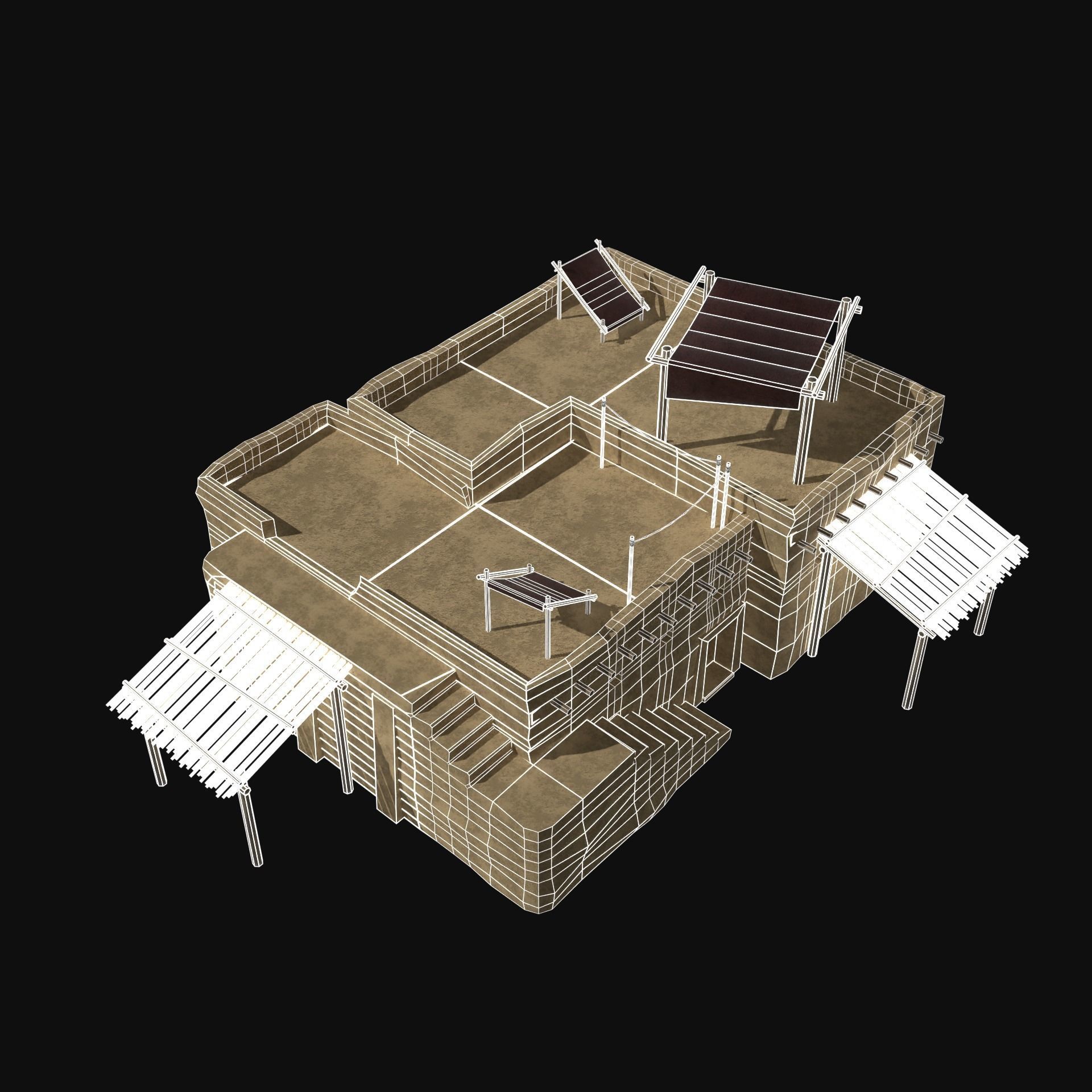 3D model ARAB DESERT ANCIENT EGYPT TURKEY SUMER BABYLON HOUSE ...